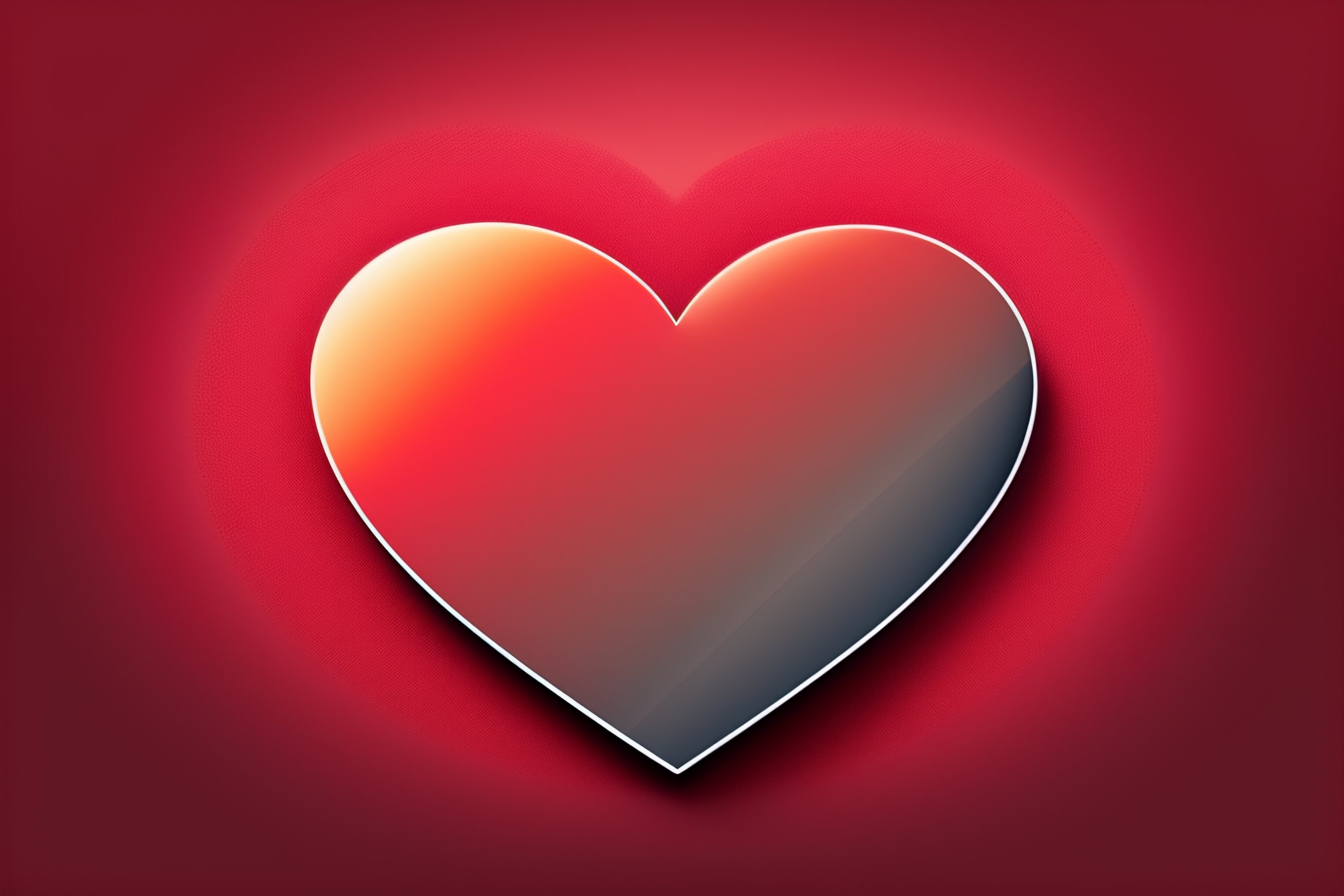 Lexica - Minimal line heart background