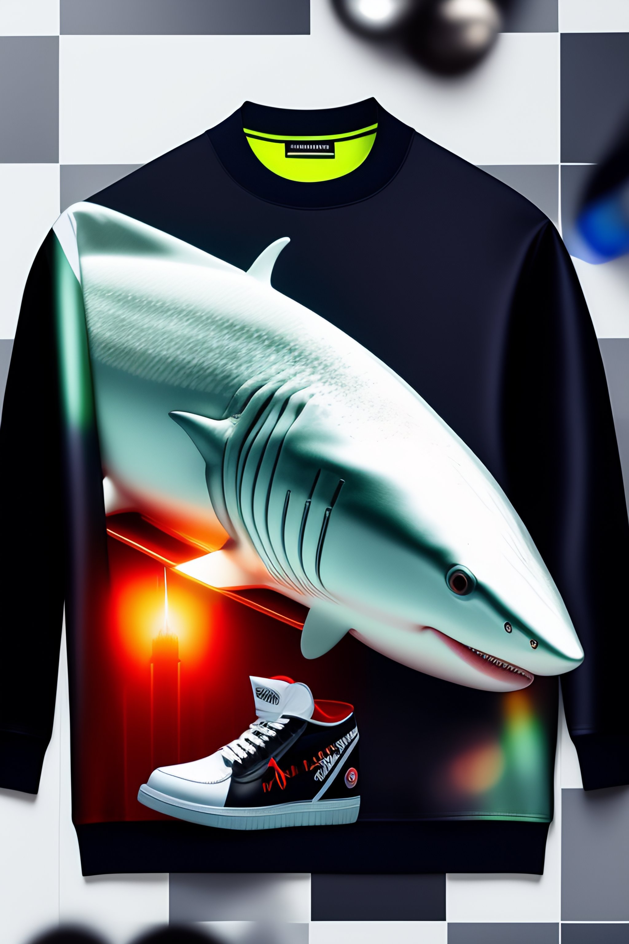 Lexica - Swag, vetements streetwear with shark theet design, off-white ...