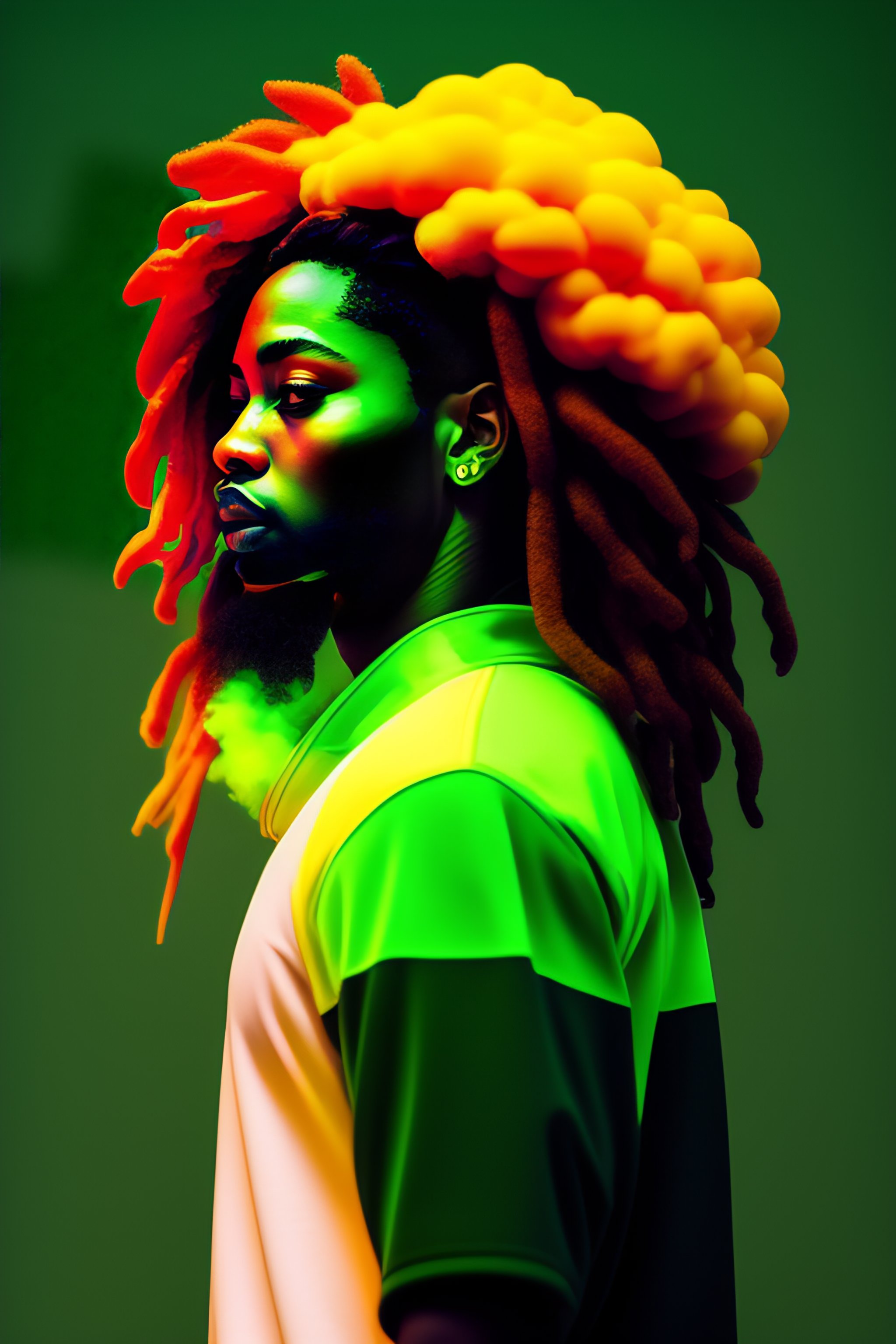 Rastafarian Man Profile
