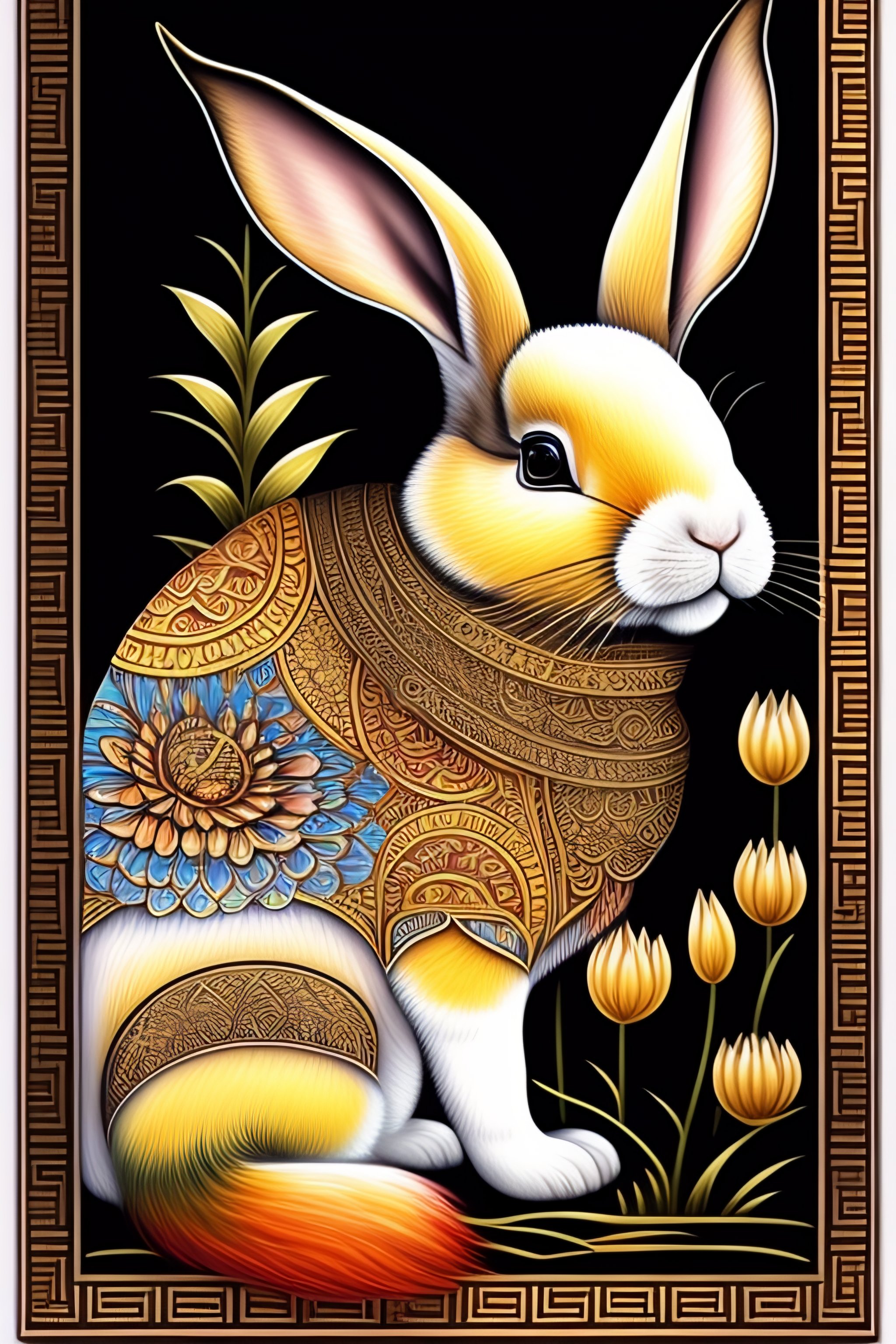 Lexica - Year of the rabbit, Chinese astrology, tarot card, line ...