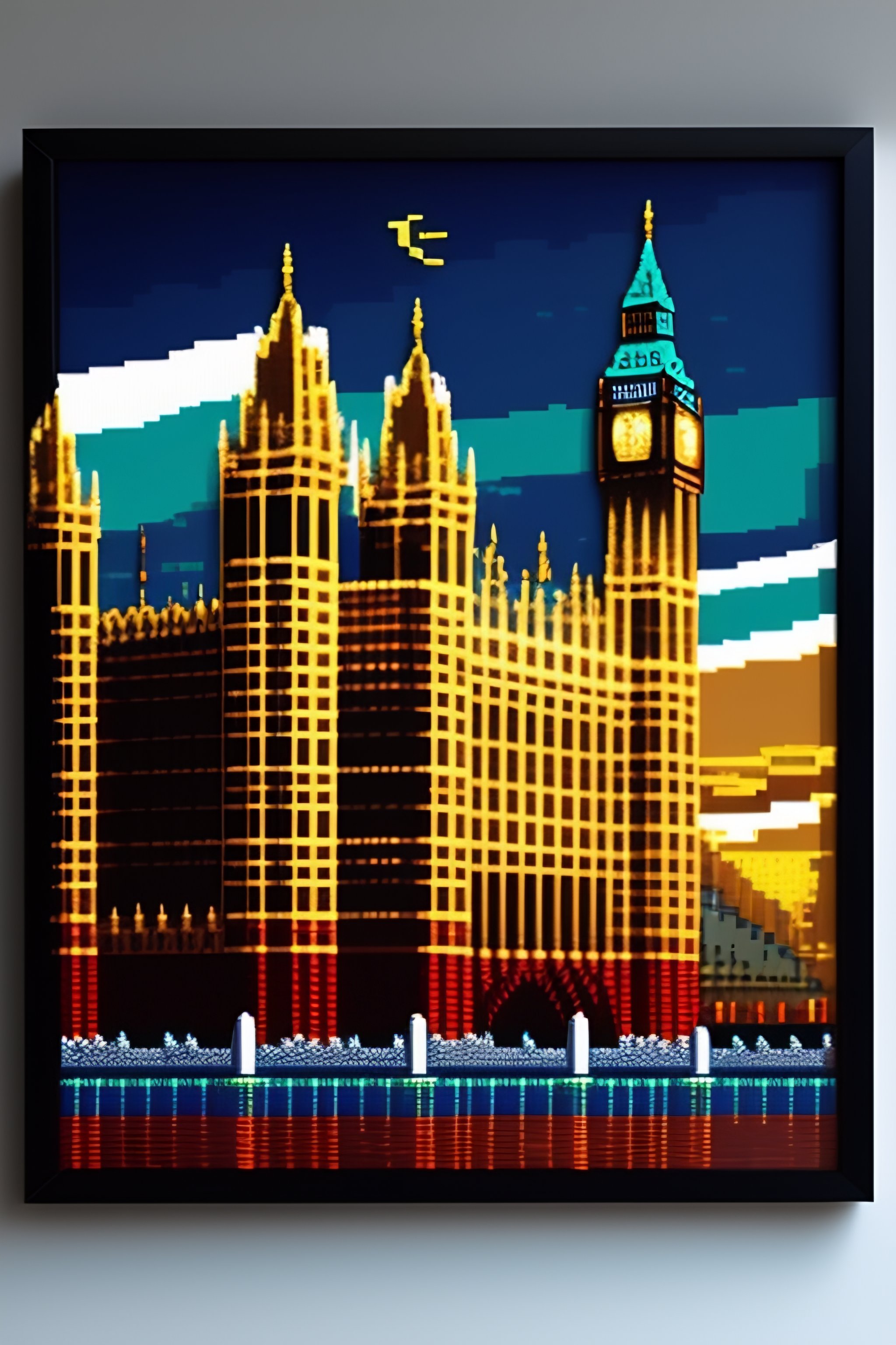 Lexica - Pixel art of London