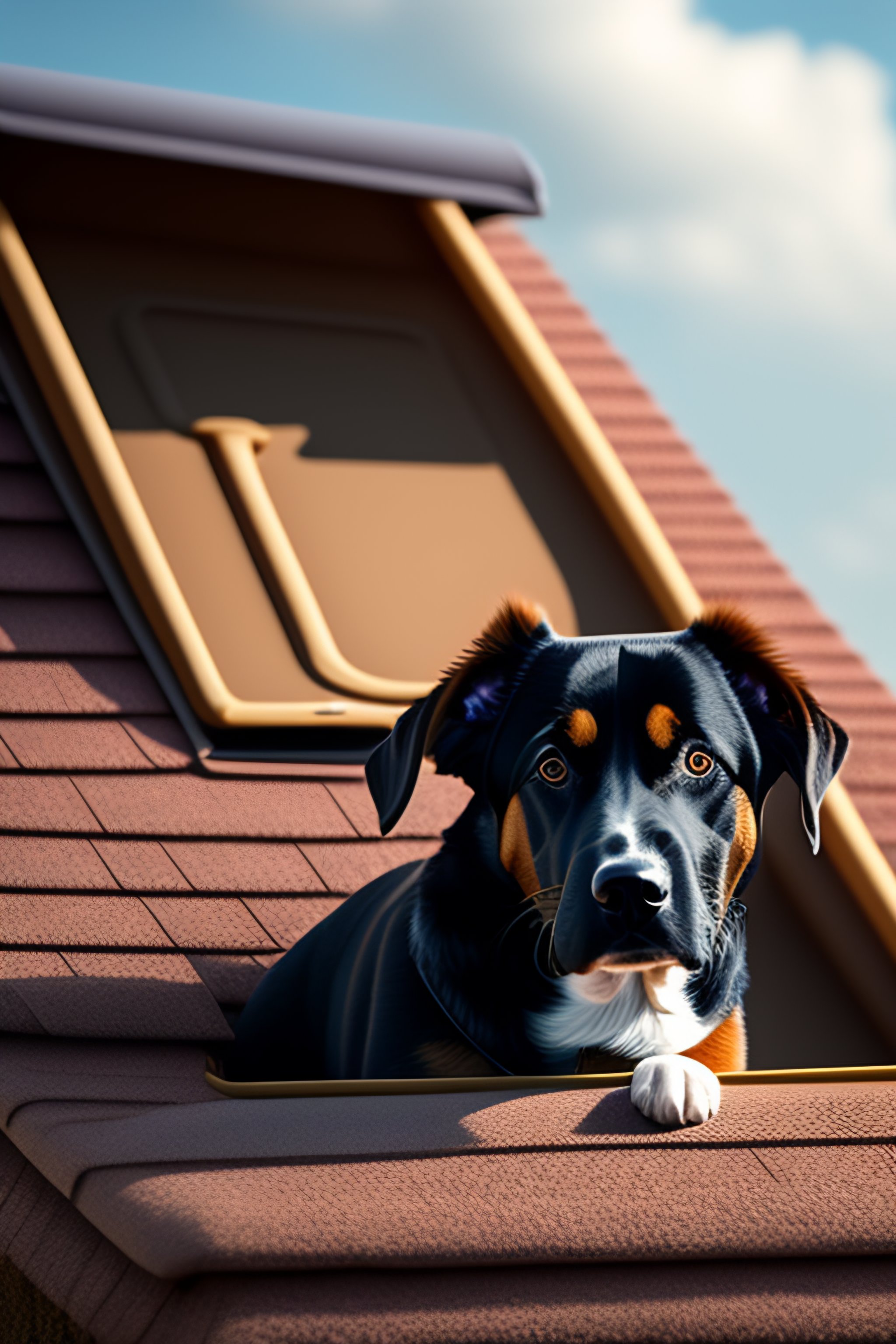 Lexica - The dog is on the roof