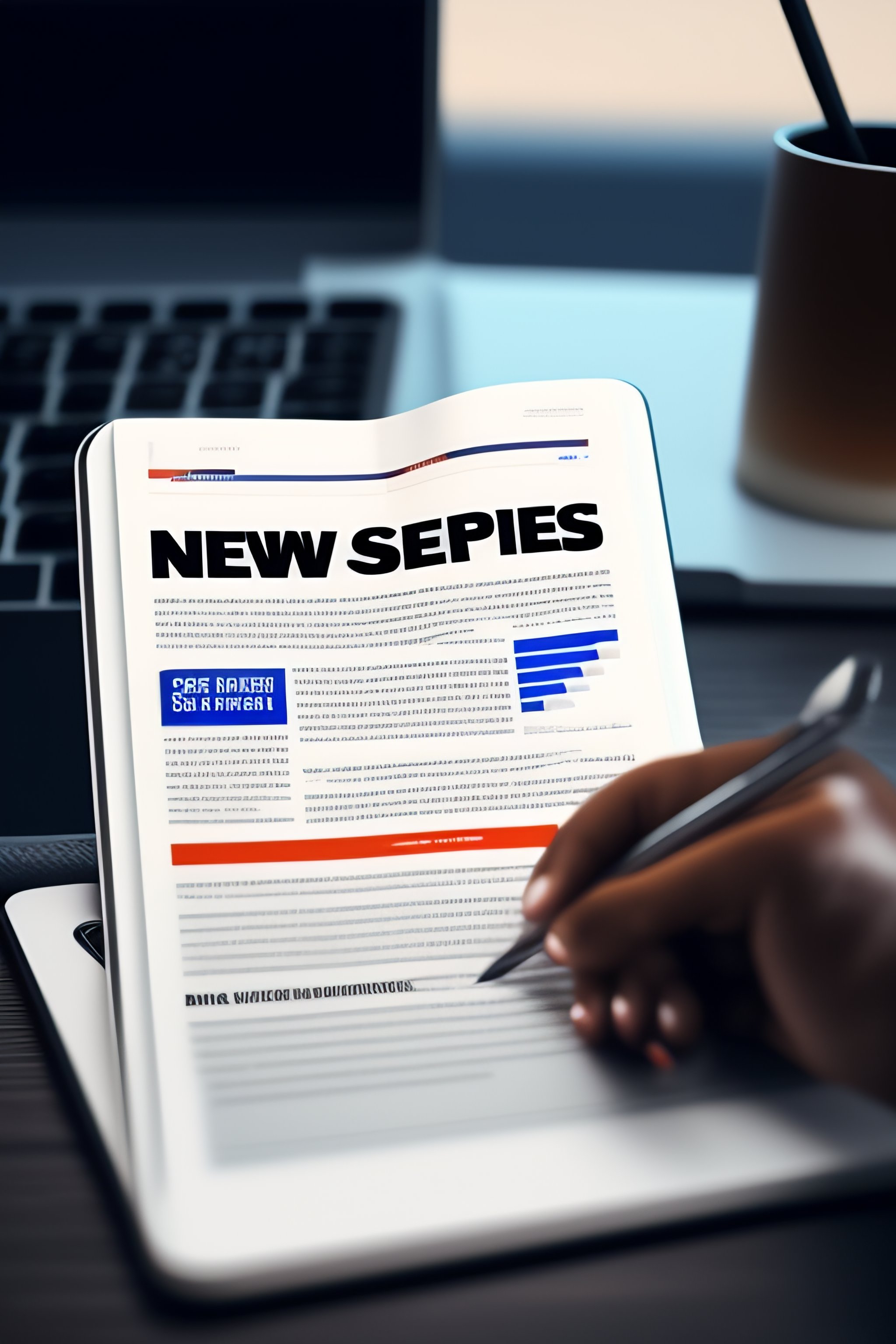 Lexica - News articles in modern paimting style