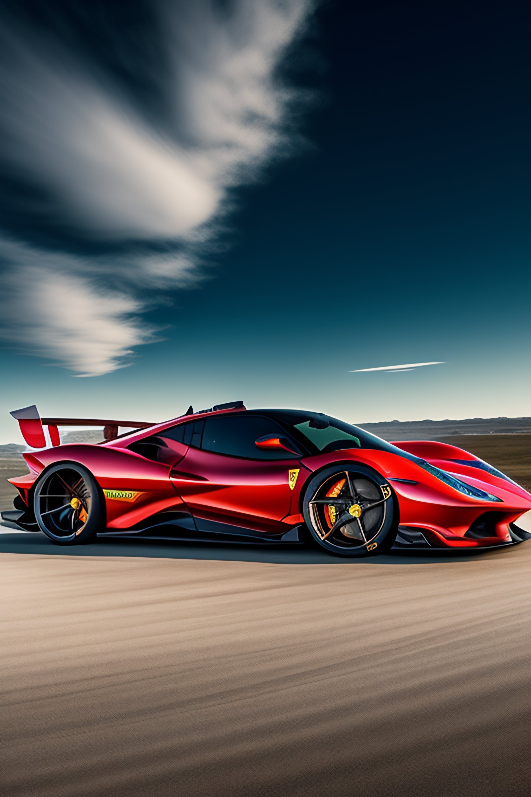 Lexica - Cyberpunk edgerunners, ferrari