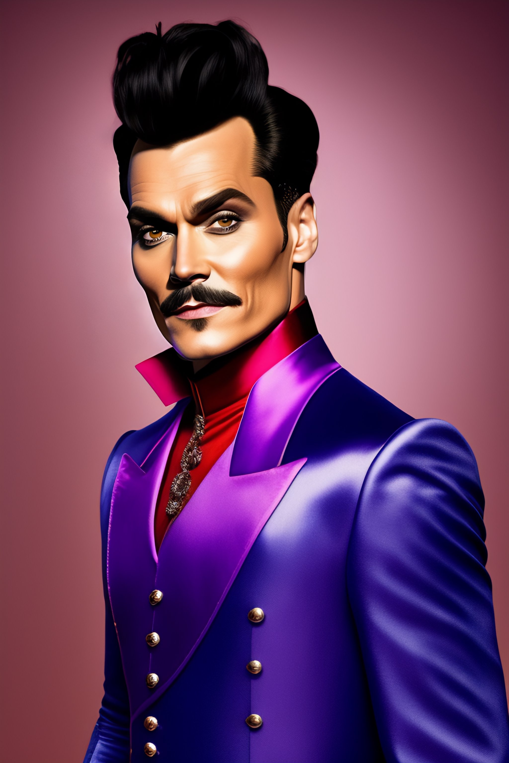 Lexica - Johnny Depp as Robbie Rotten from the kids show lazytown