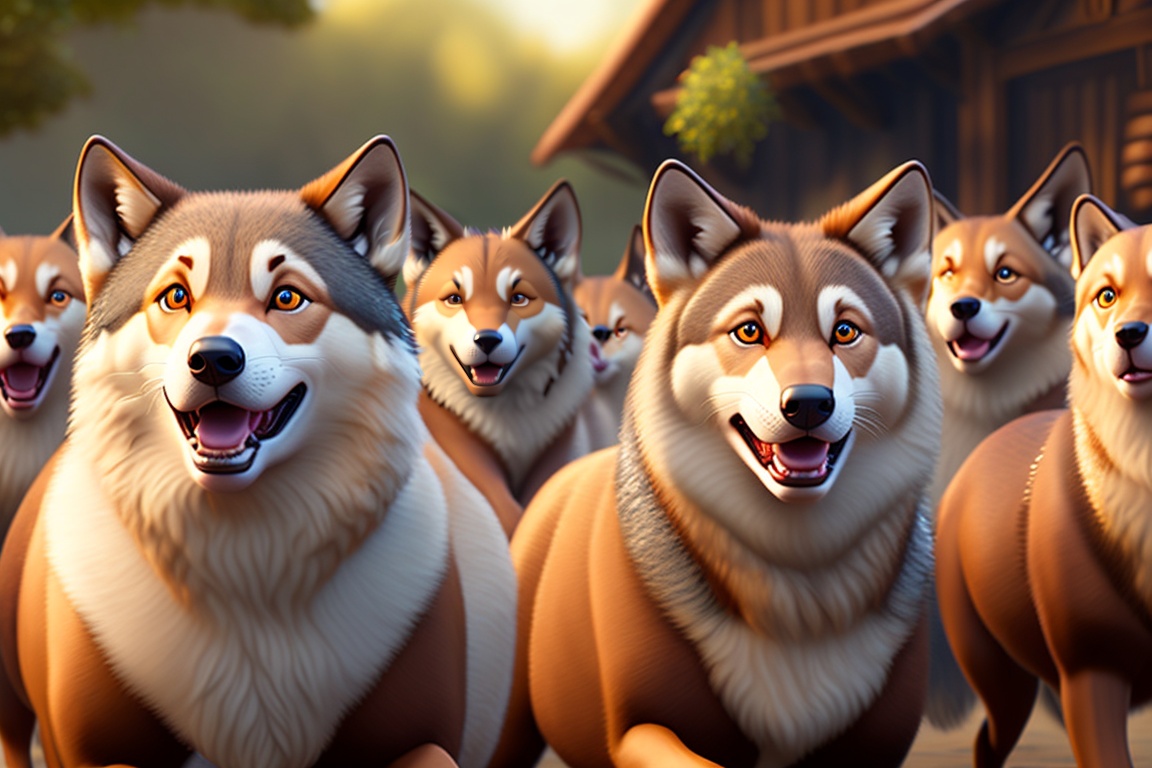 Lexica - Visualize the villagers' worried expressions as they rush ...