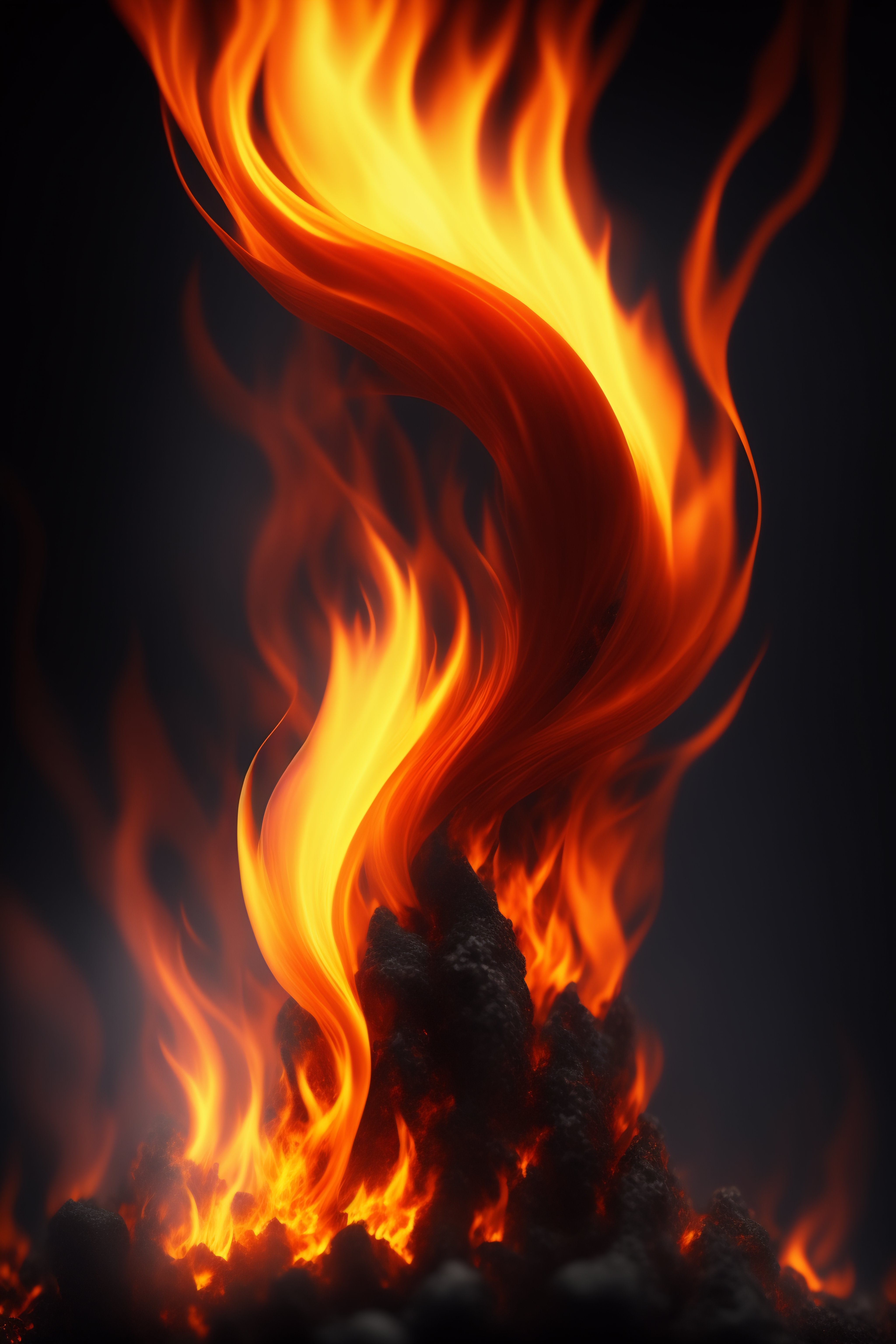 Lexica - Fire elemental, flame, fire, detailed, ultra-realistic ...