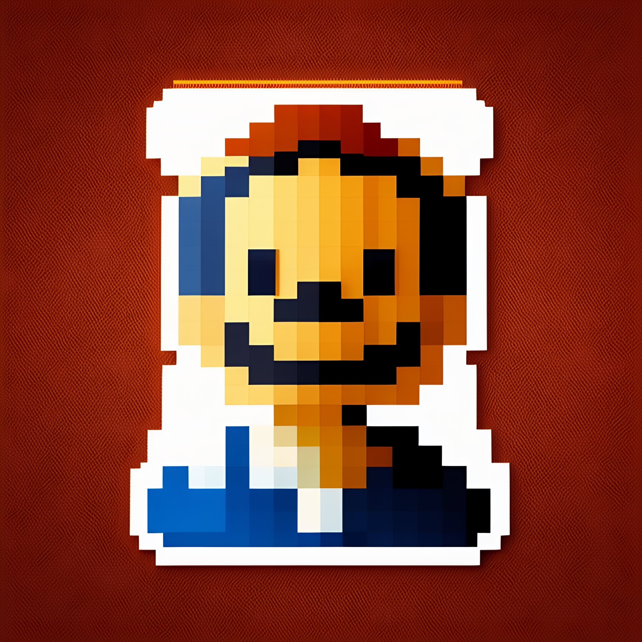 Lexica - Smiley pixelated 2d