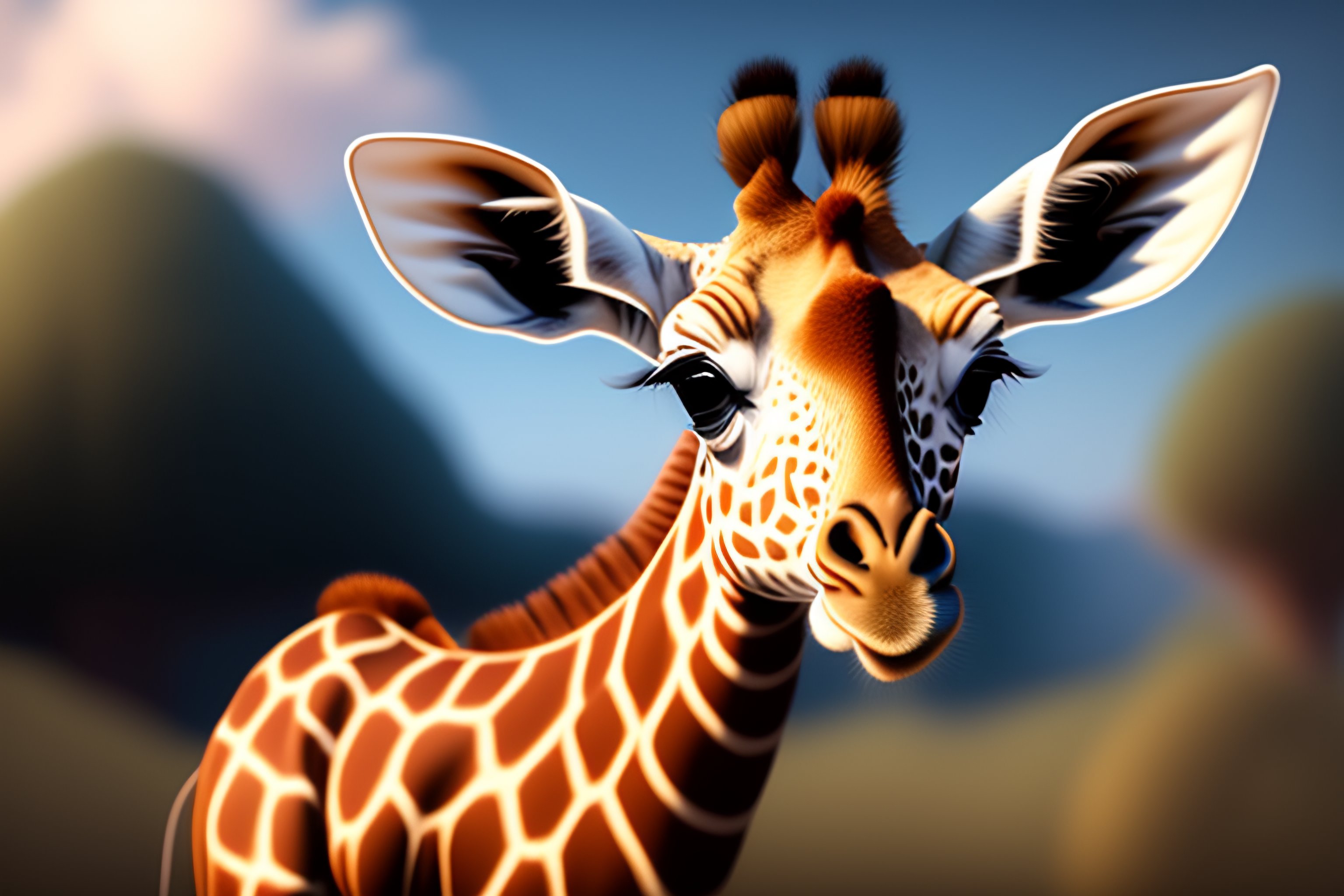 Baby Giraffes Wallpaper