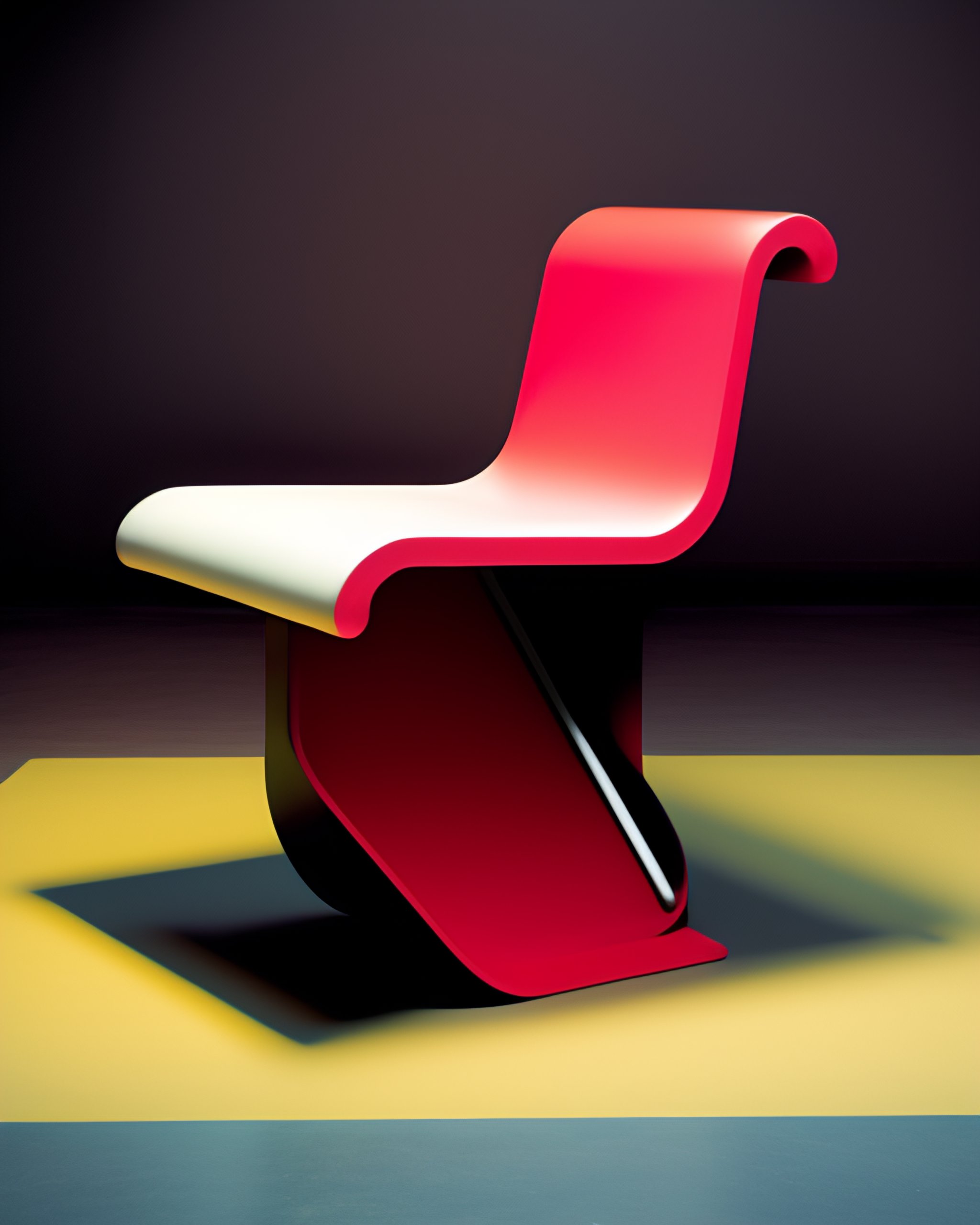 Lexica - A chair by gerrit rietveld, female shape