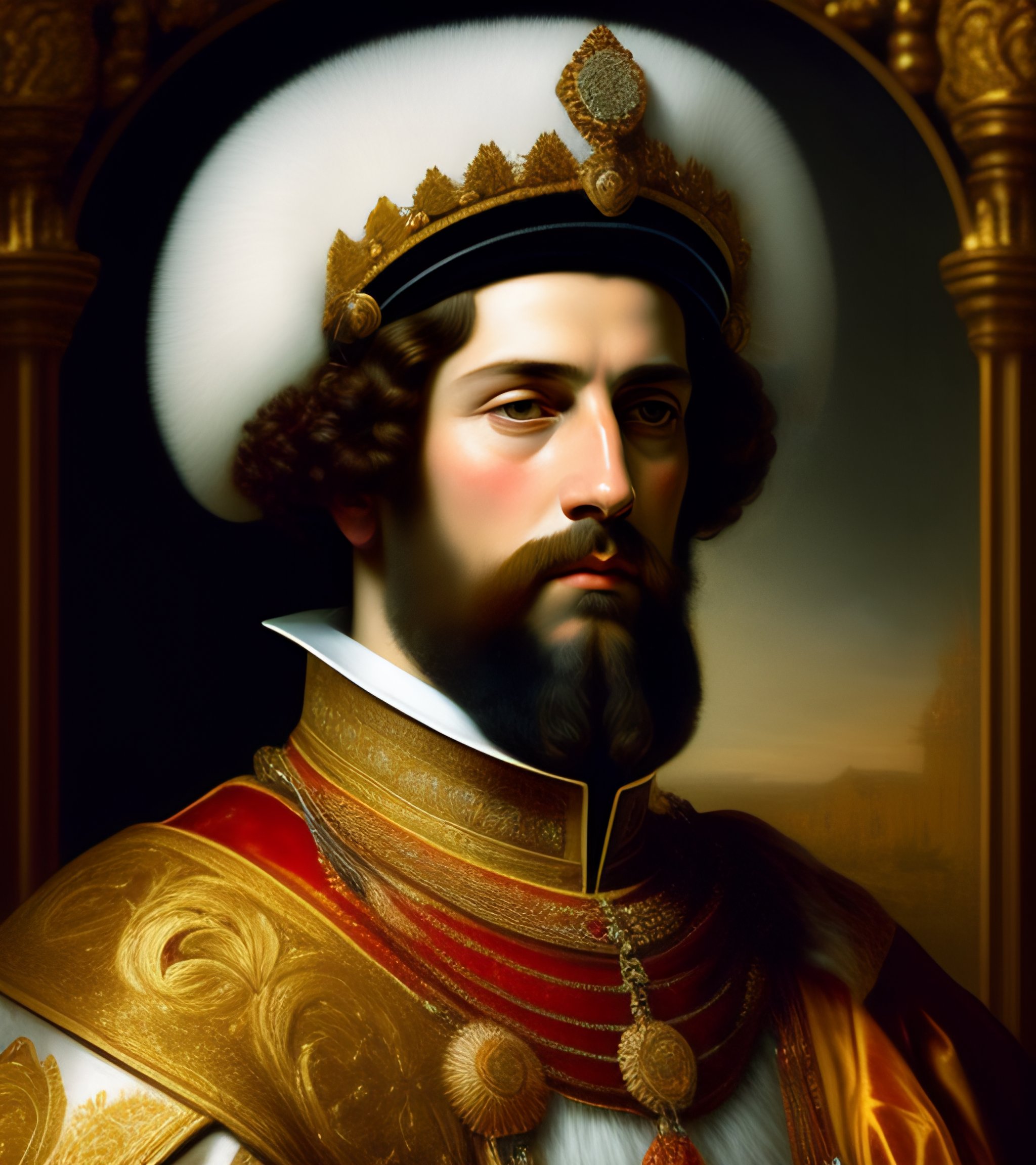 Lexica - Portrait of a Spanish king by Rembrandt