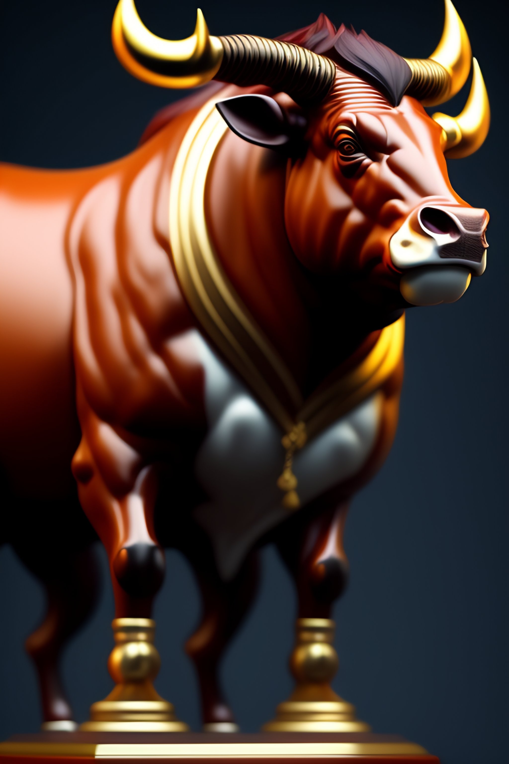 Lexica - Award-winning photo of mobster bull, angry, evil, majestic ...