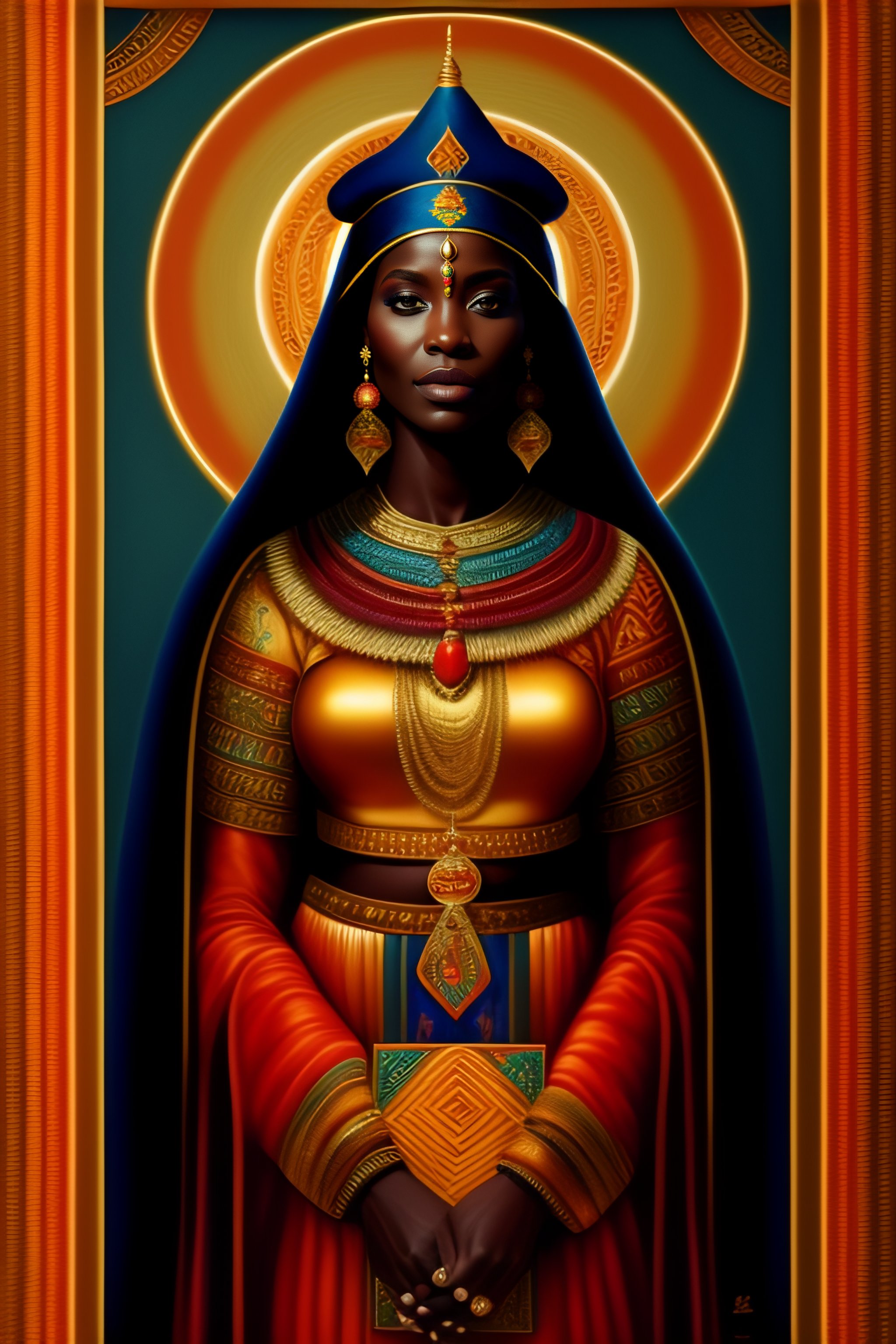 Lexica - Priestess of multiverse in guinea cloth