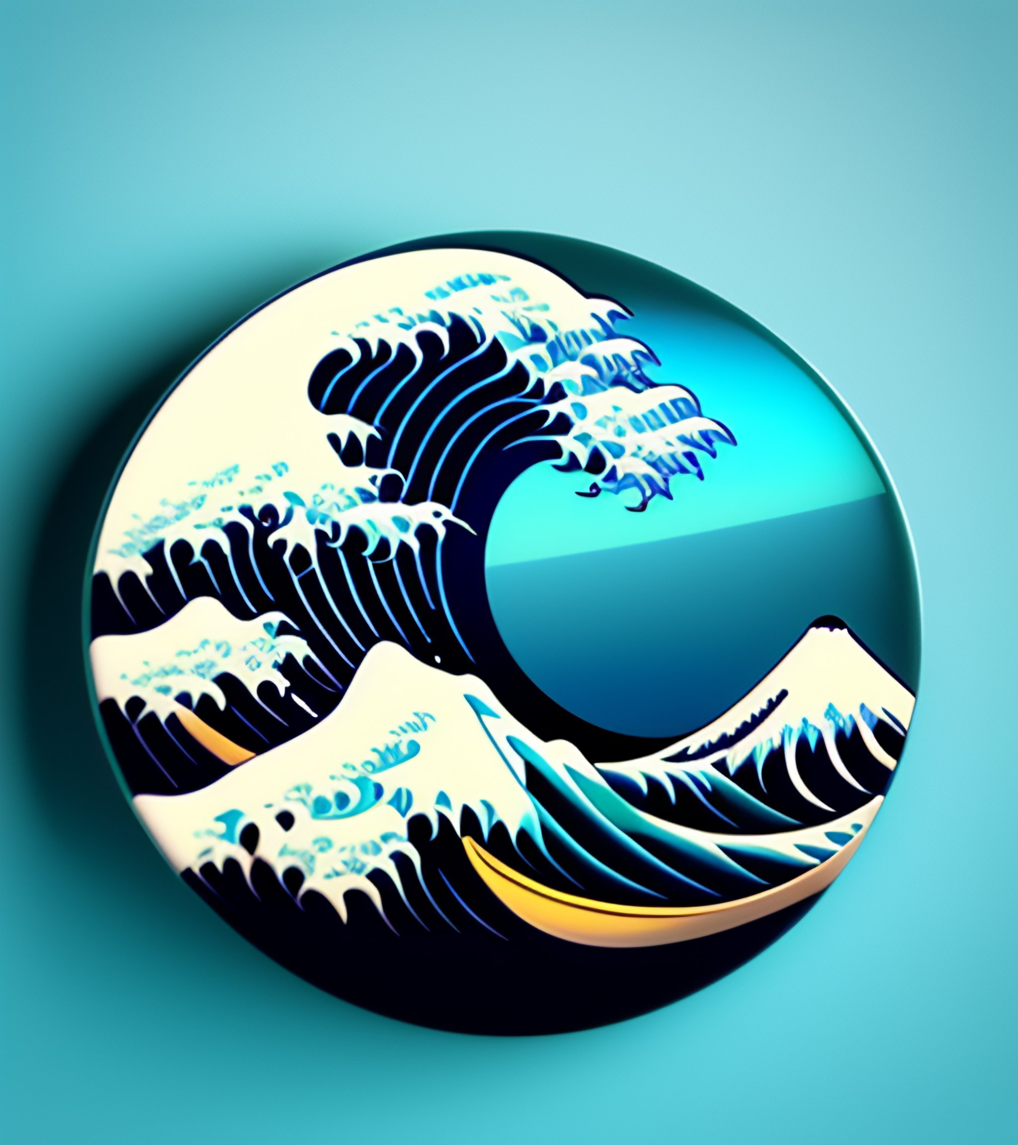 The Great Wave Off Kanagawa Logo