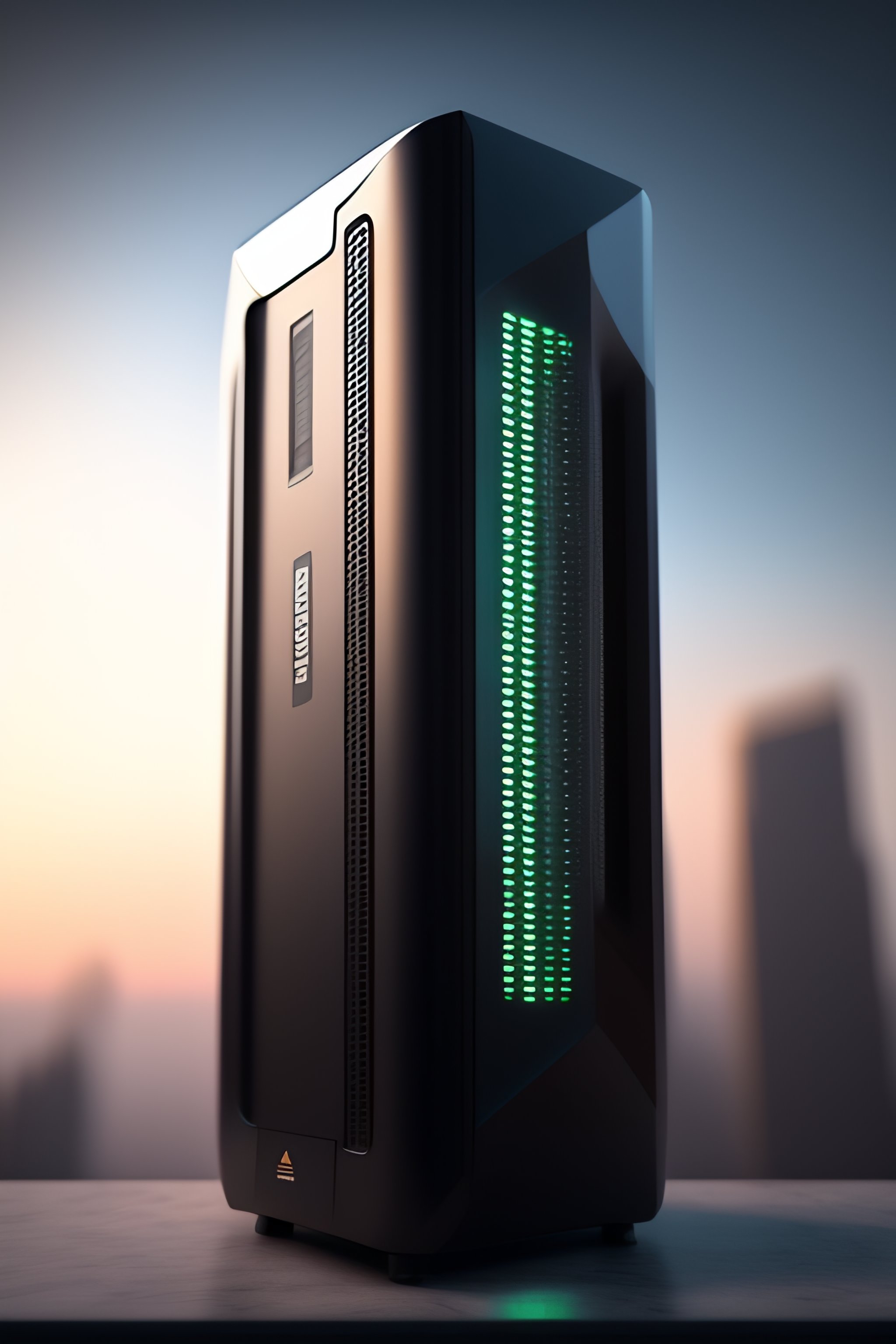 Lexica - A image of an anthropomorphic computer tower, accurate, unreal ...