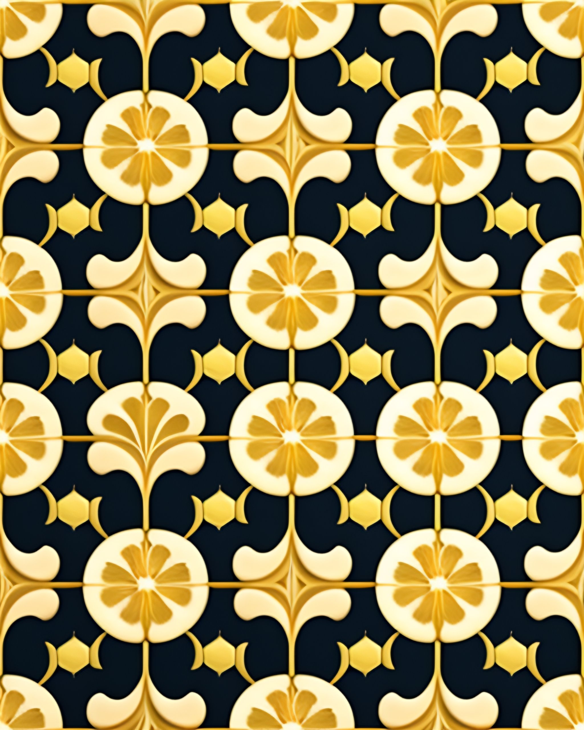 Lexica - Elegant italian lemon tile seamless pattern conceptual aesthetic colorful, color of ...