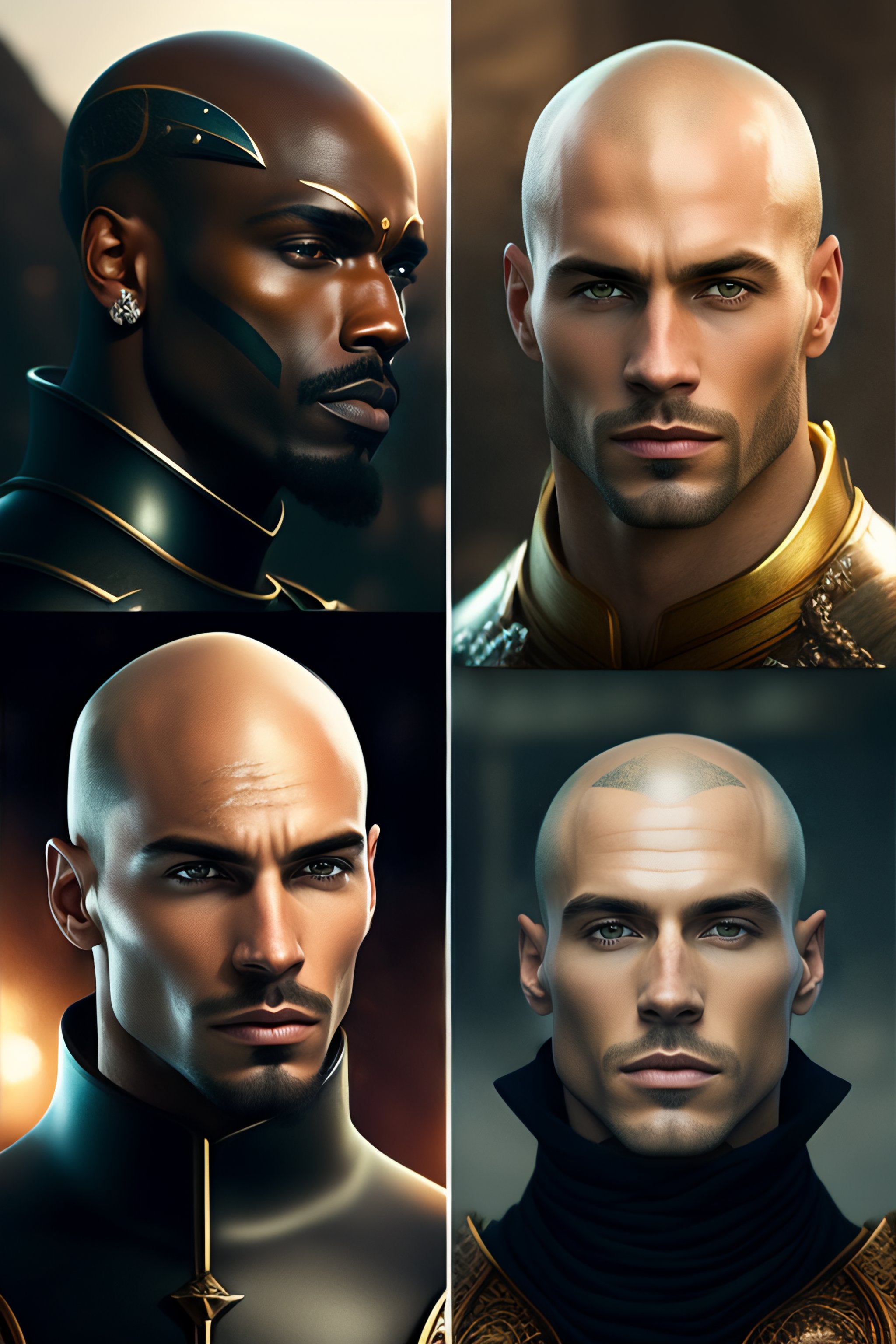 Lexica - Bald, knight, scars