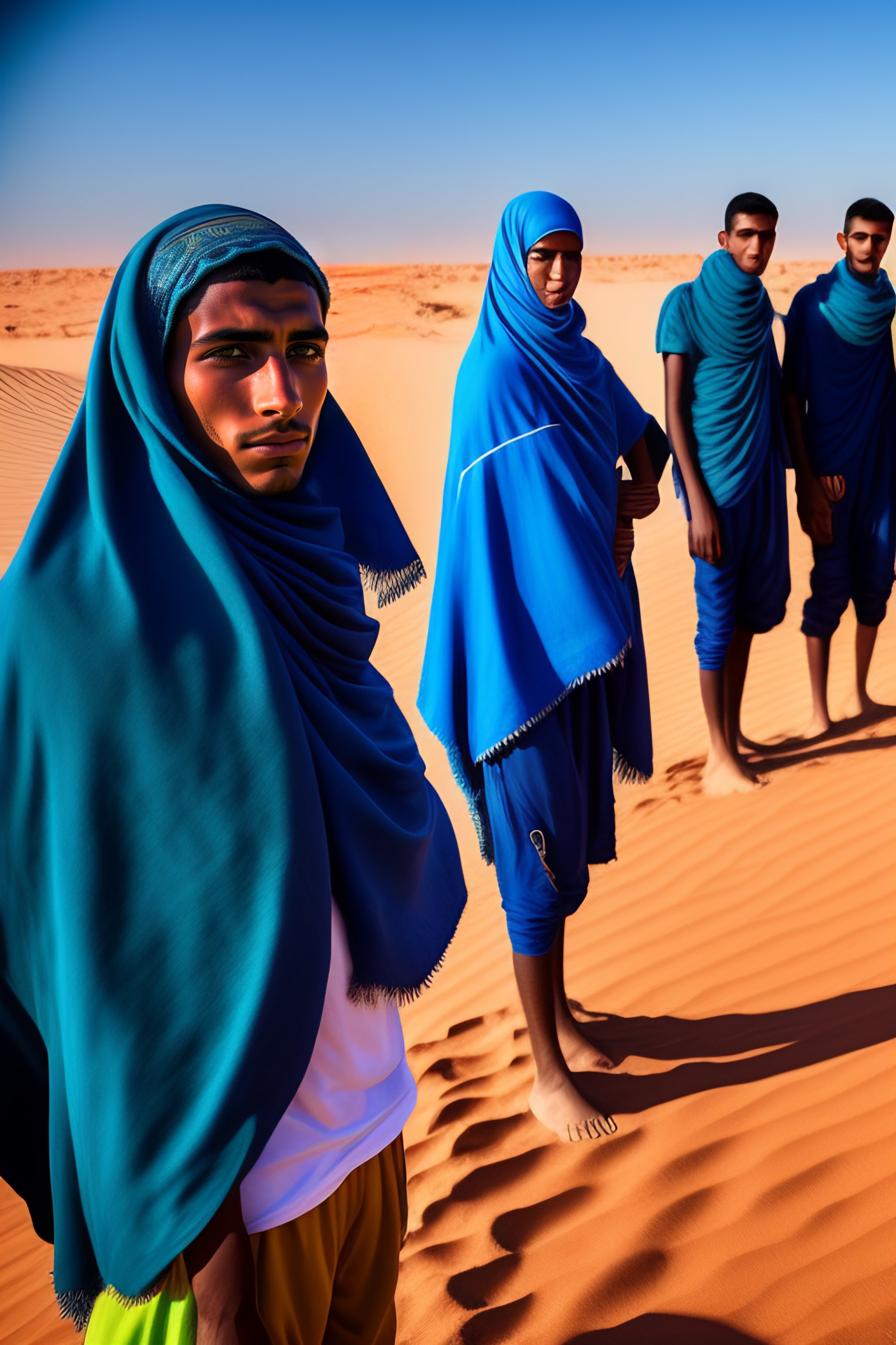 Lexica - Troupe des 8 scouts Boys Tunisiens de 15 ans avec tenu unique ...