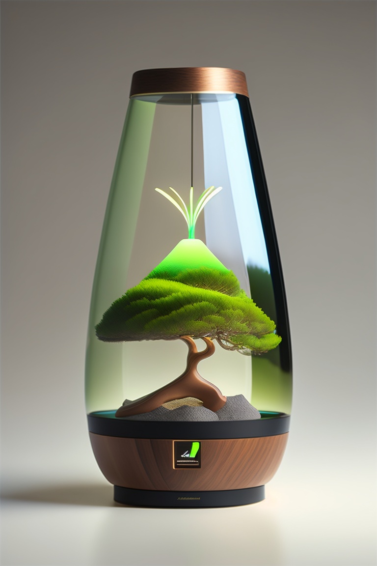Lexica - The ZenMist Aura Diffuser combines tranquility and elegance in ...