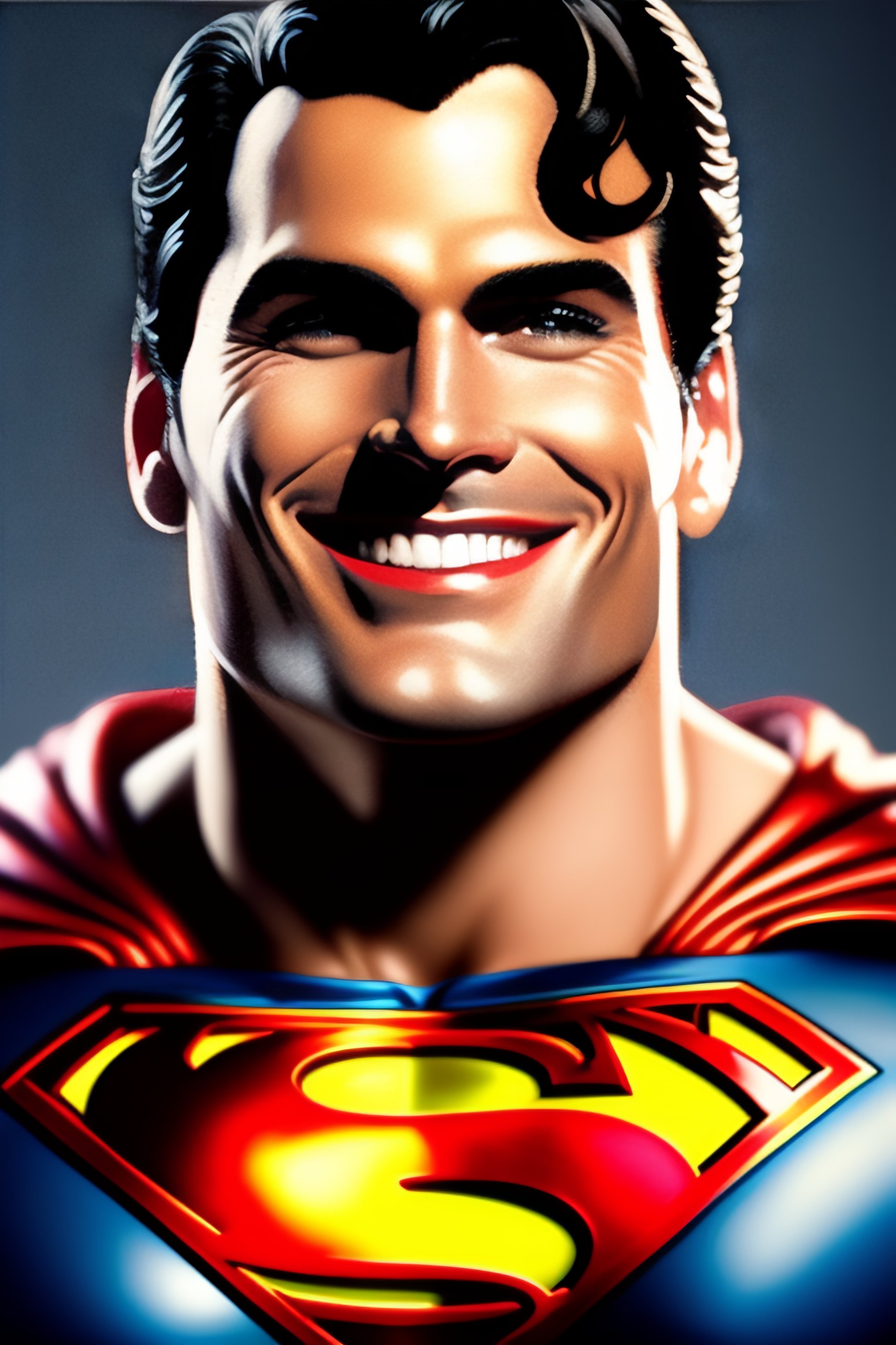 Superman Smiling