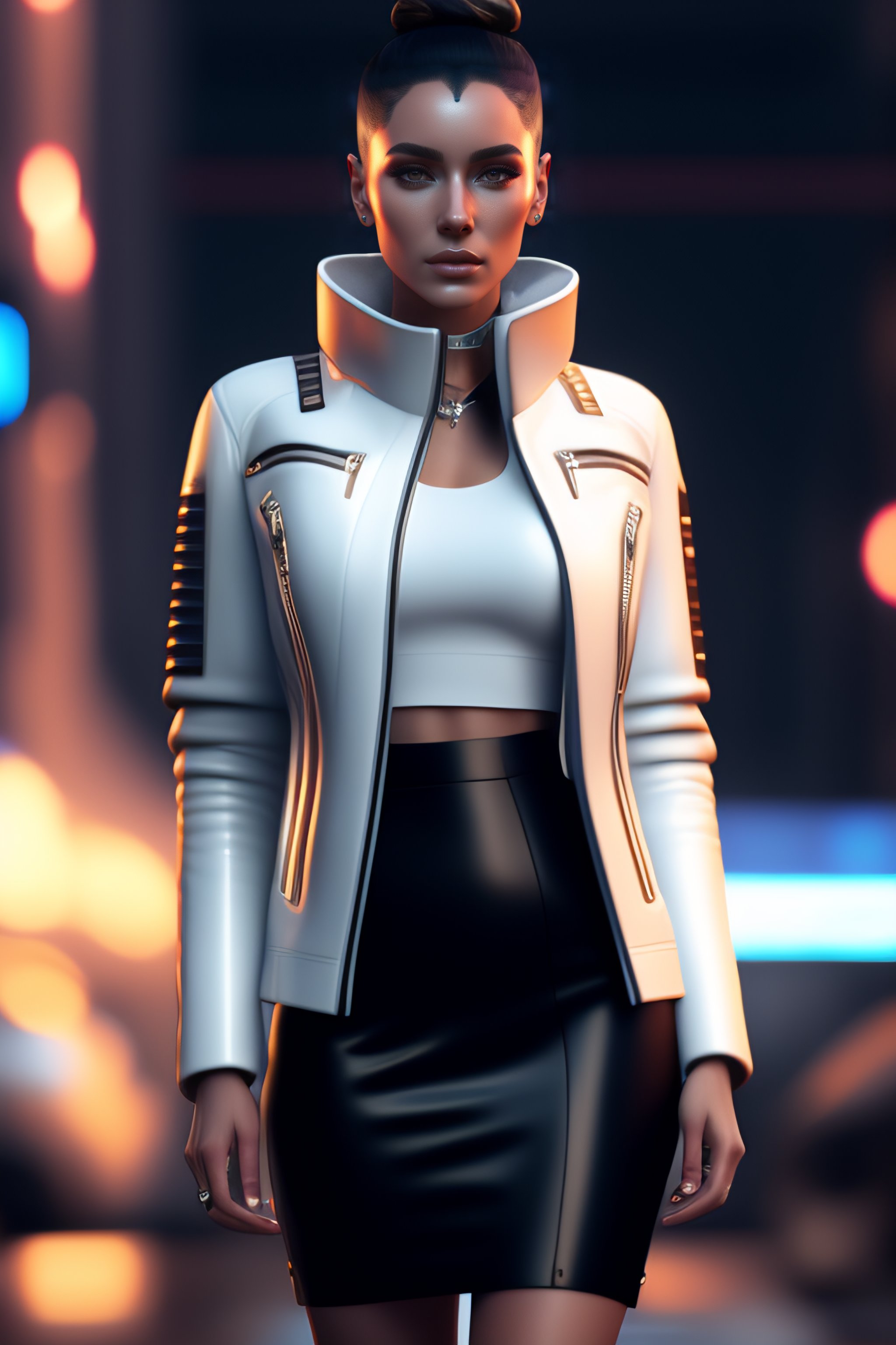 Lexica - Minimal fashion style clothes with short hair french girl ...