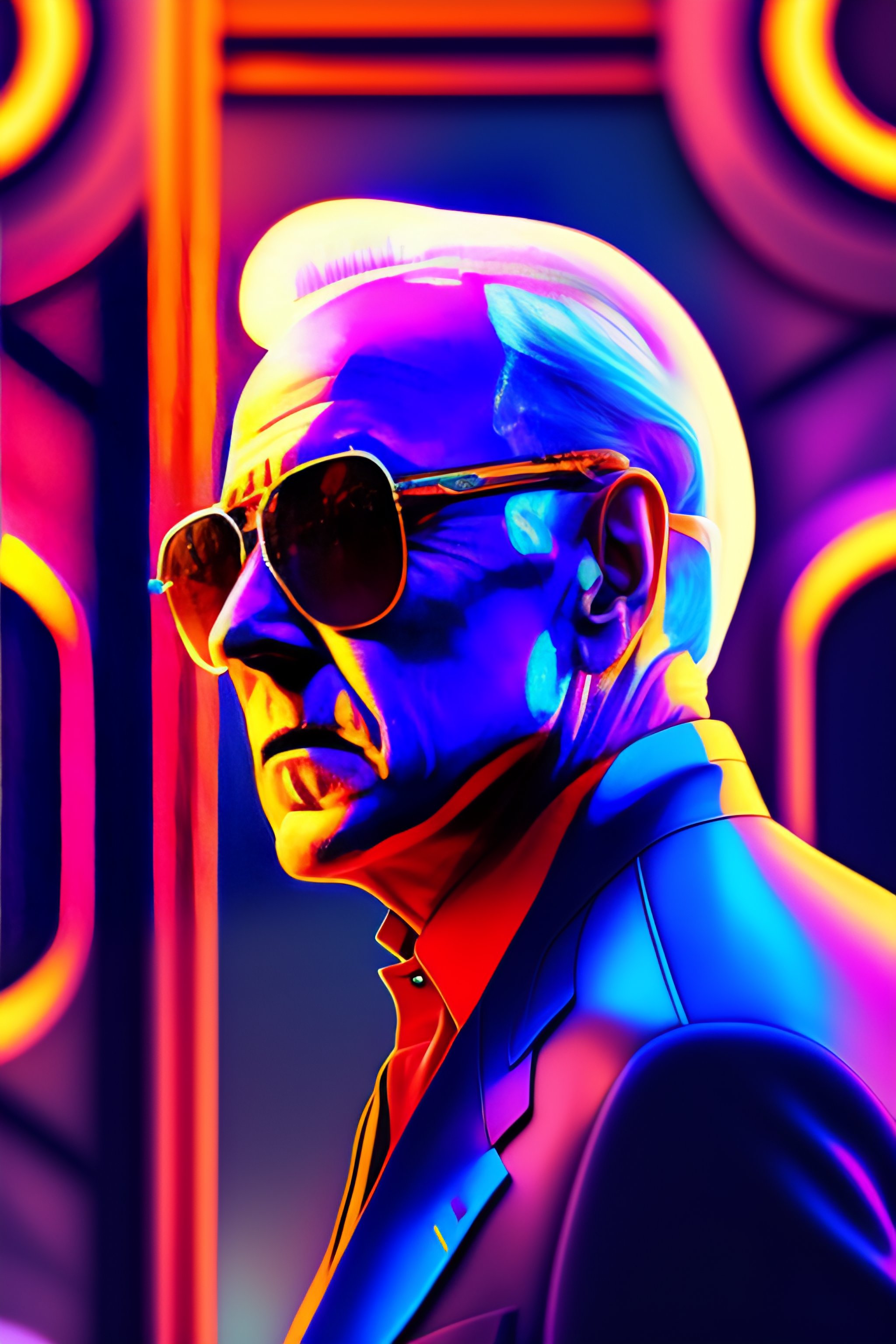 Lexica - Portrait of Joe Biden wearing Pit Vipers. sunglasses ...