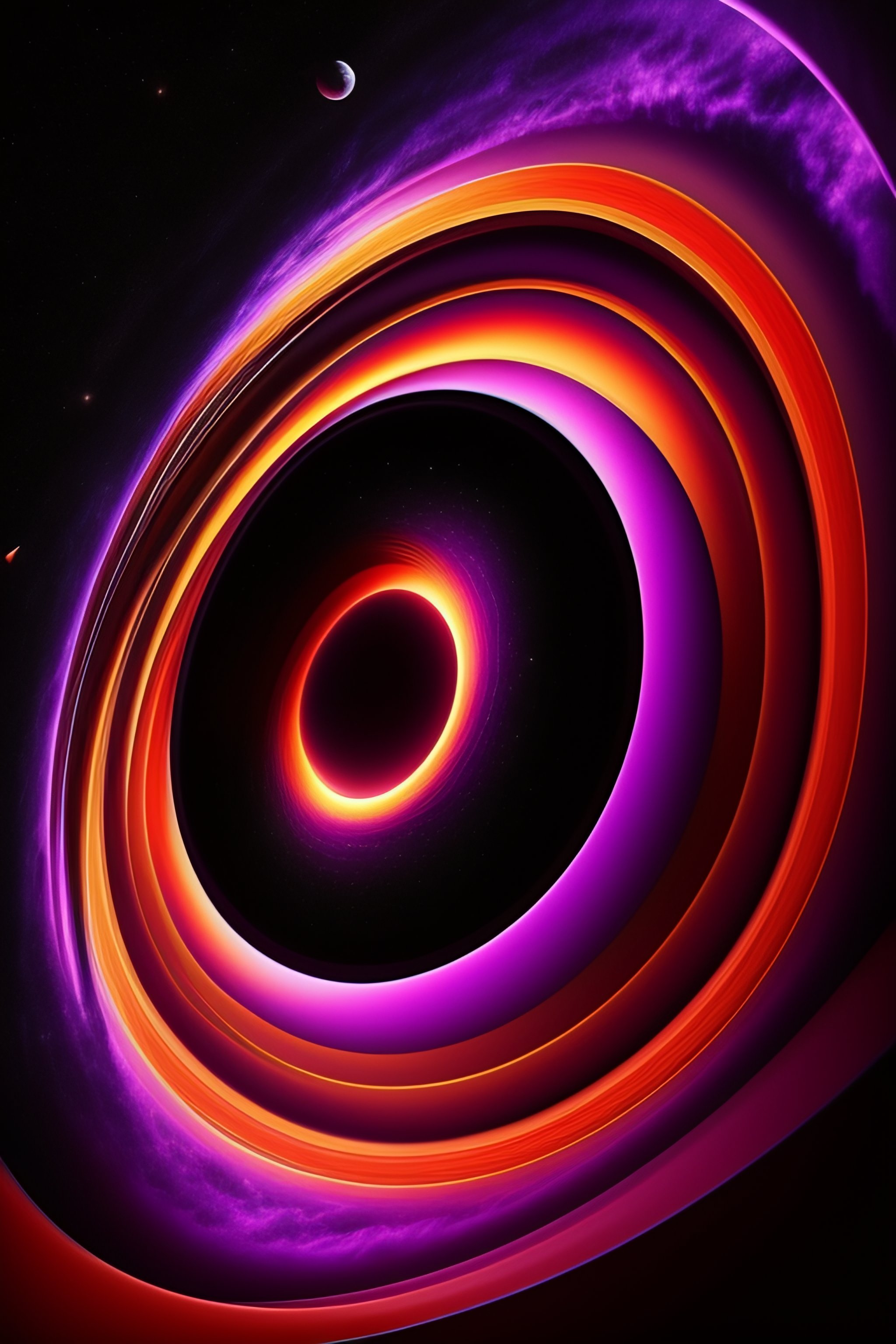 Lexica - A black hole in the middle of the space , epic, line art ...