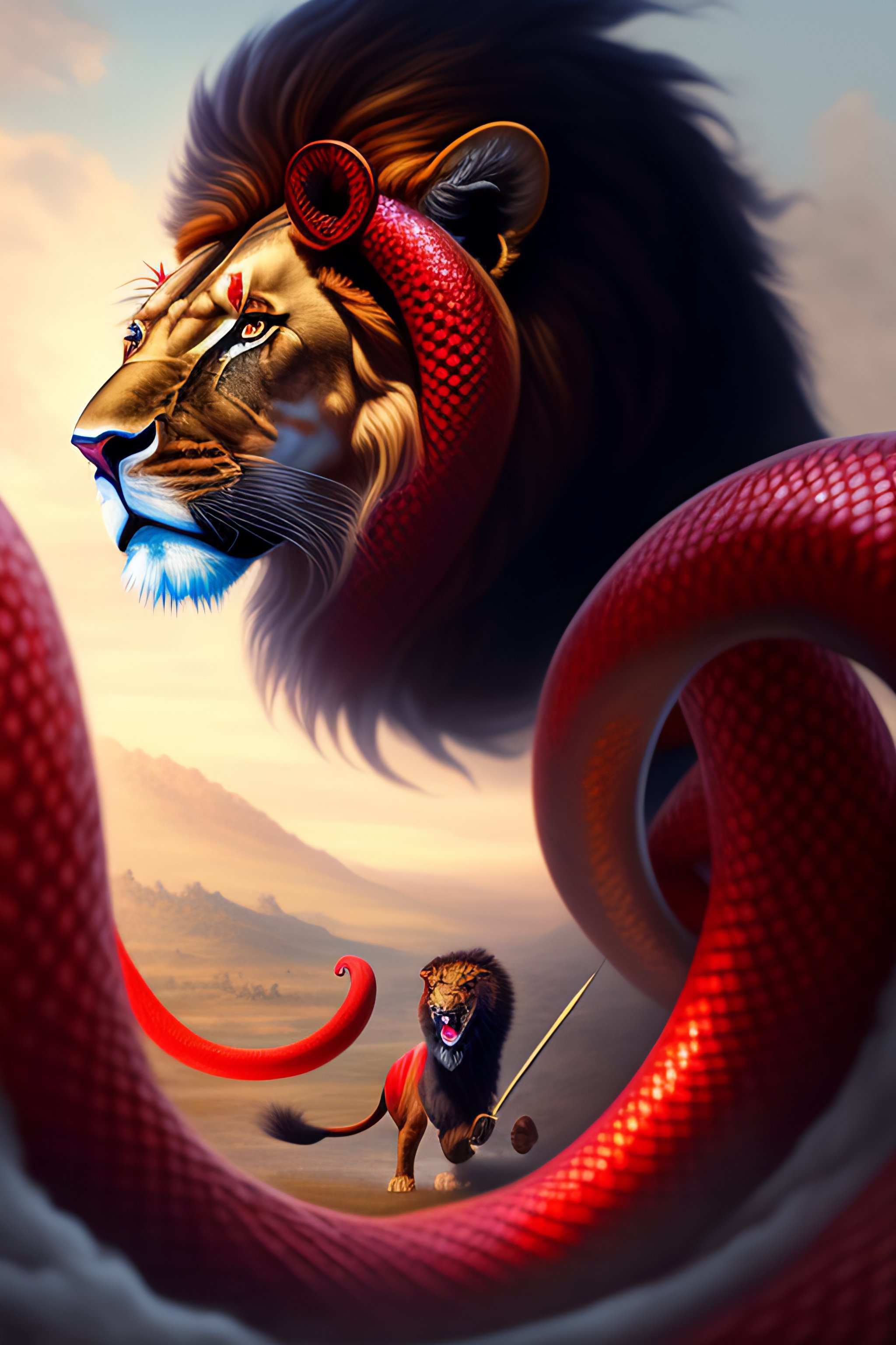 Humanoid Snake Warrior