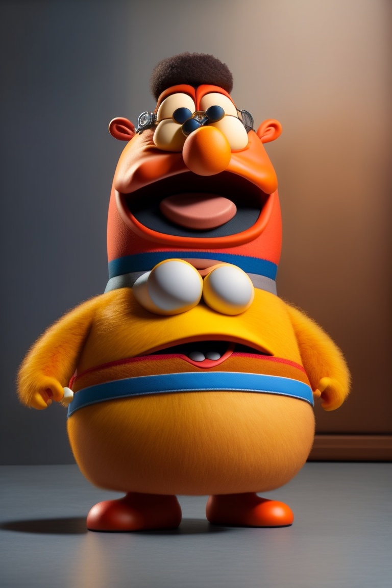 Lexica - Bert & Ernie, big and muscular body