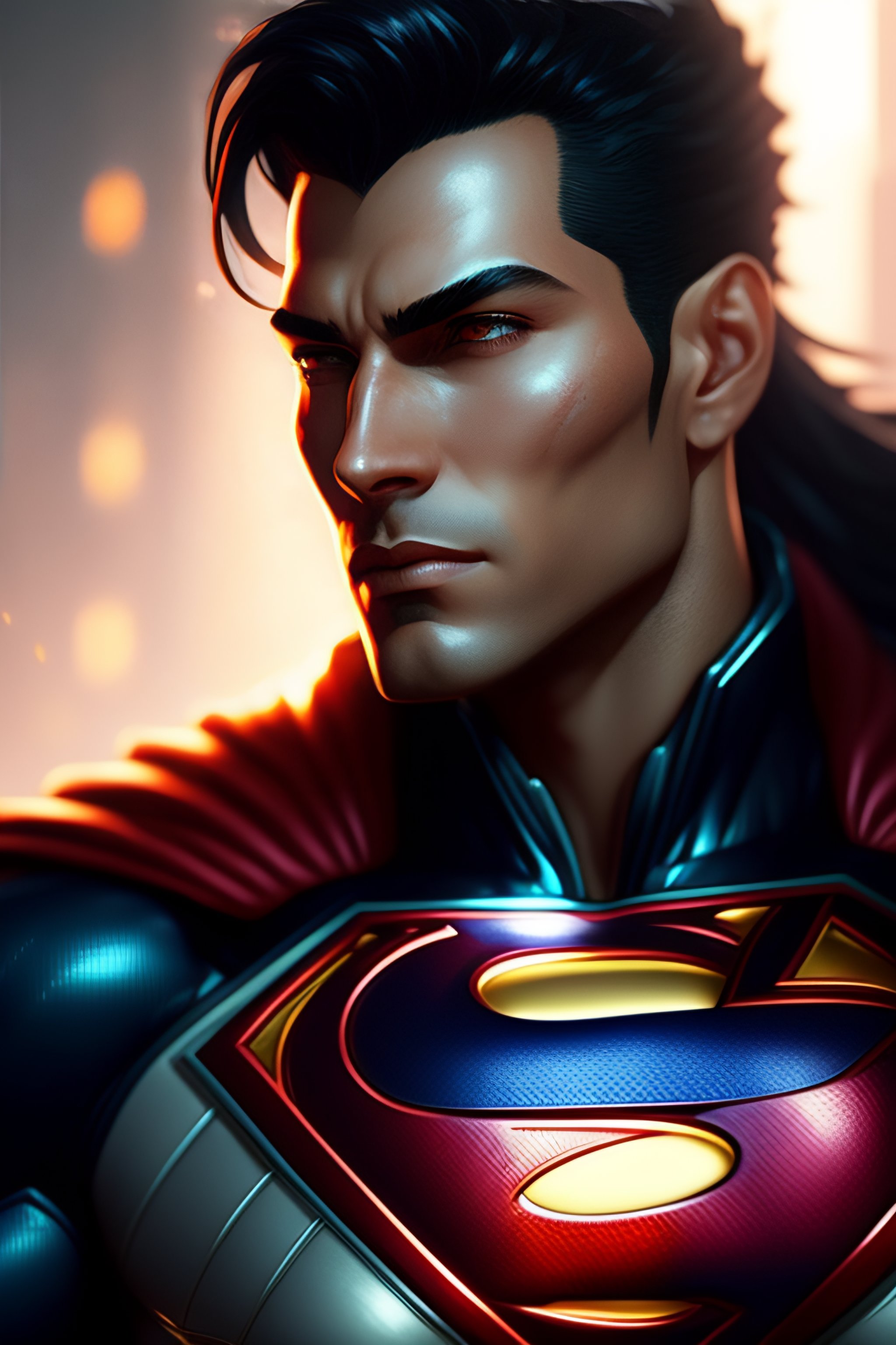 Lexica - Superman cyberpunk sharp details, sharp focus, elegant, highly ...