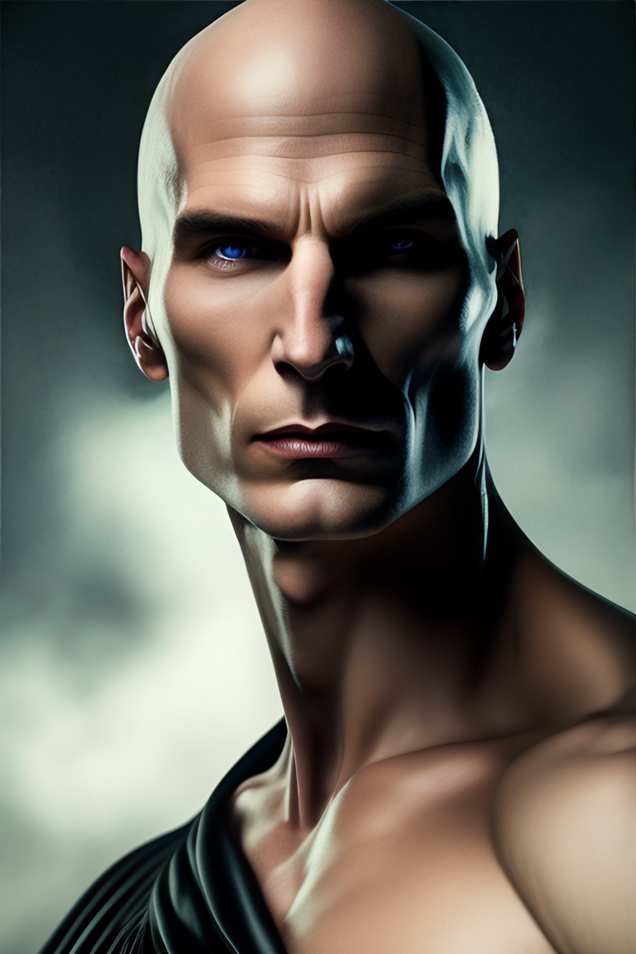 Lexica - Voldemort, tall man, slim man, extremely white skin, snakelike ...