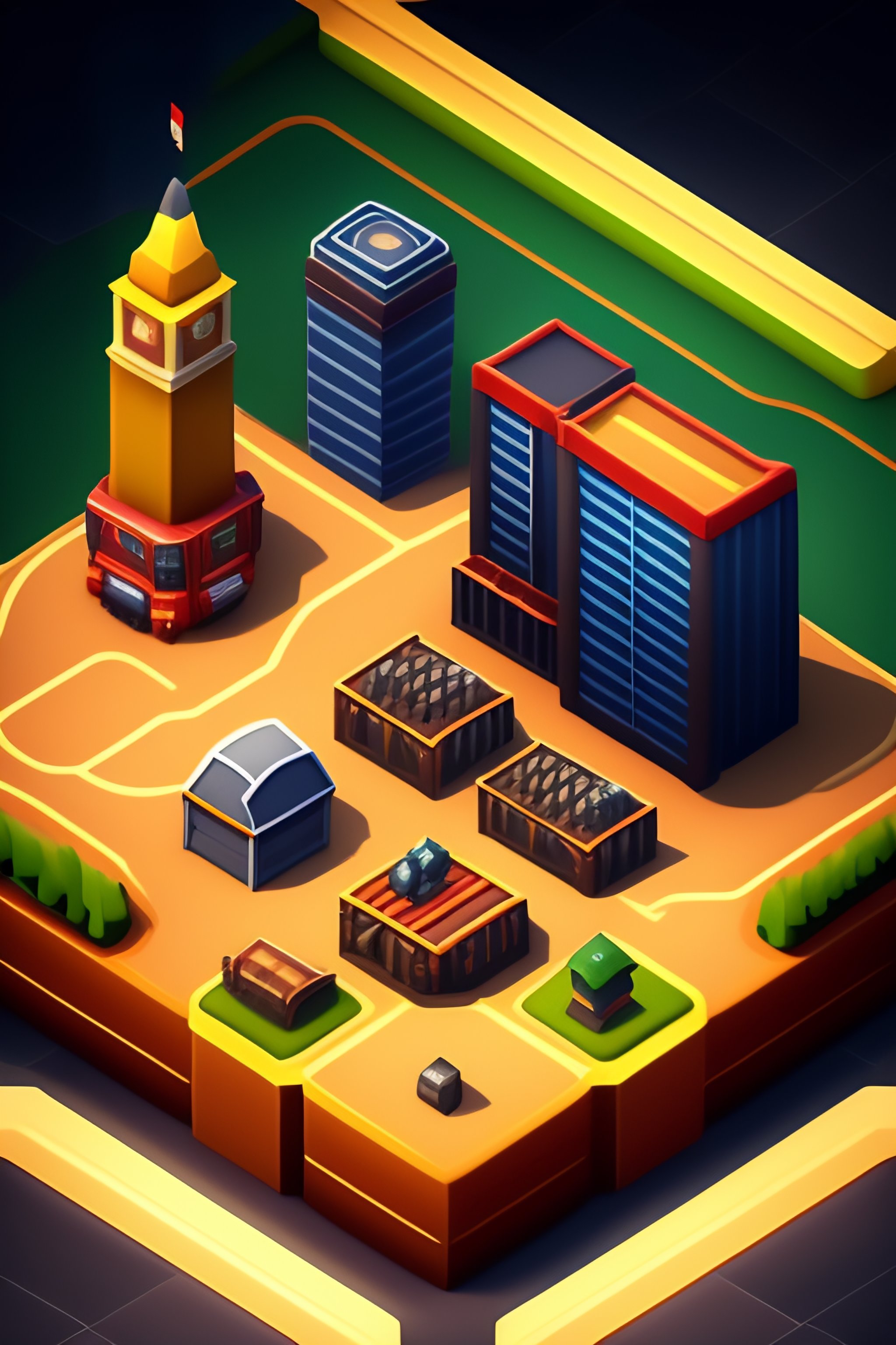 Lexica - Isometric war factory, C&C, strategic game