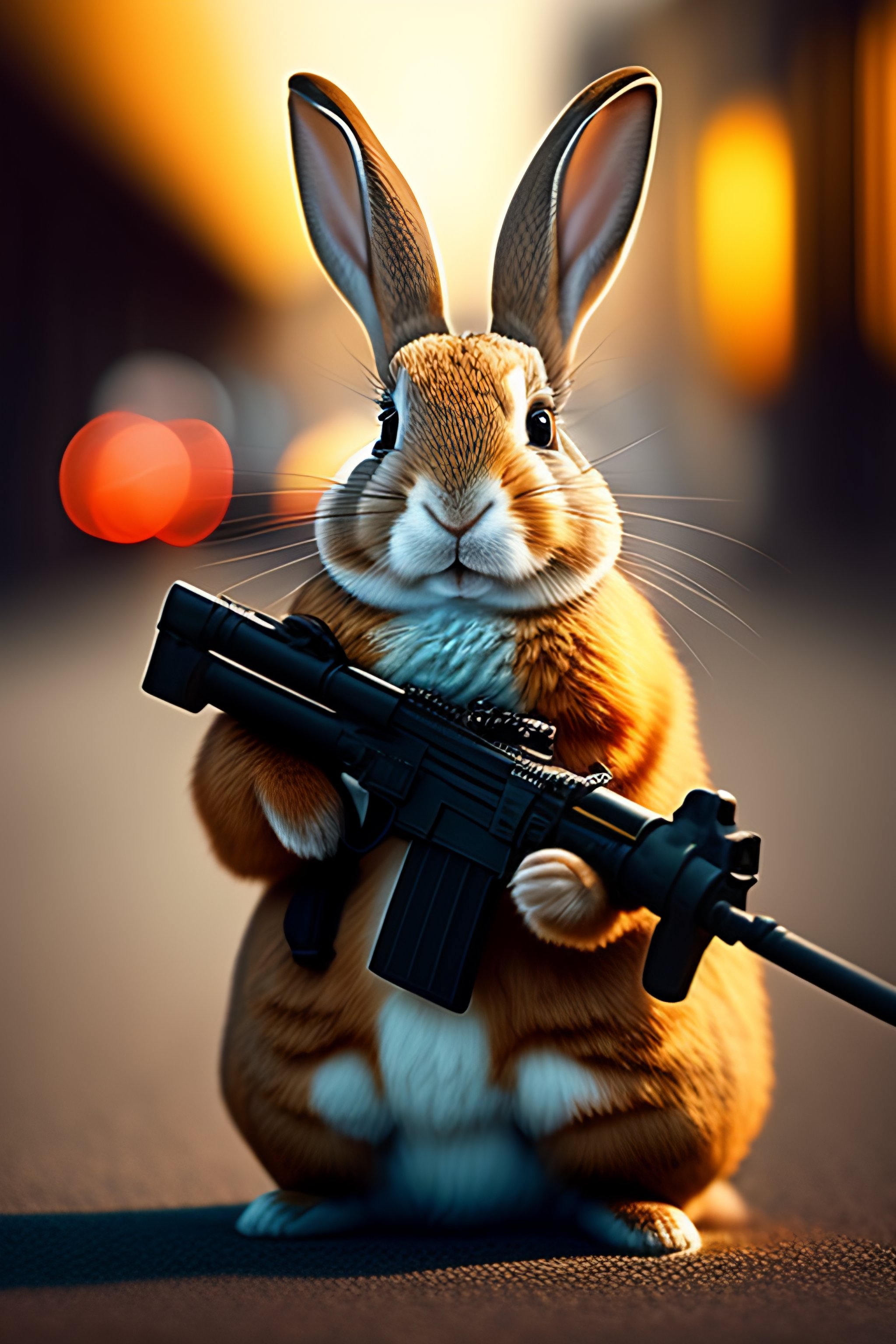 Lexica - Bad rabbit with a machine gun