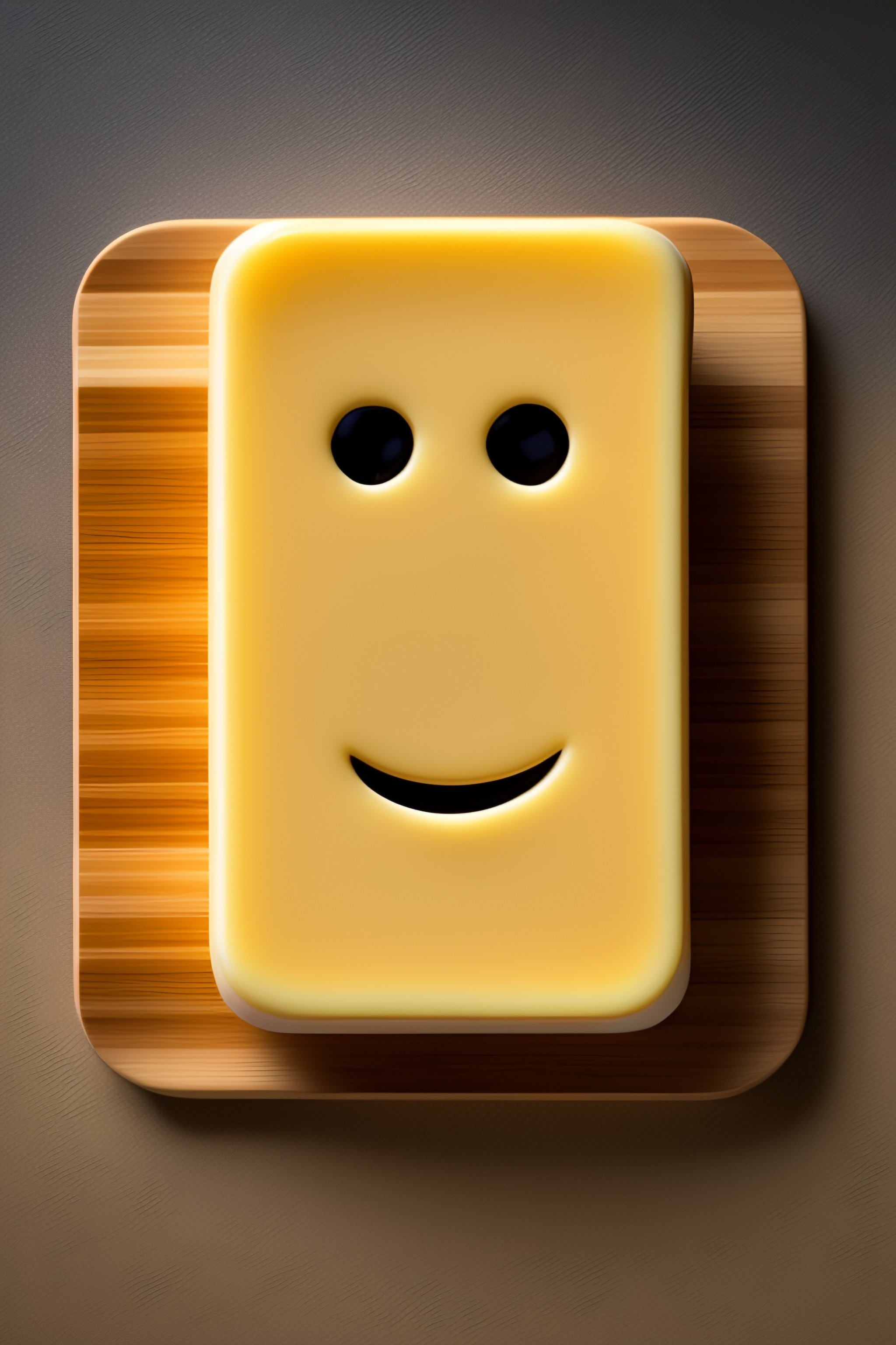 Lexica - Tofu with a smiling face