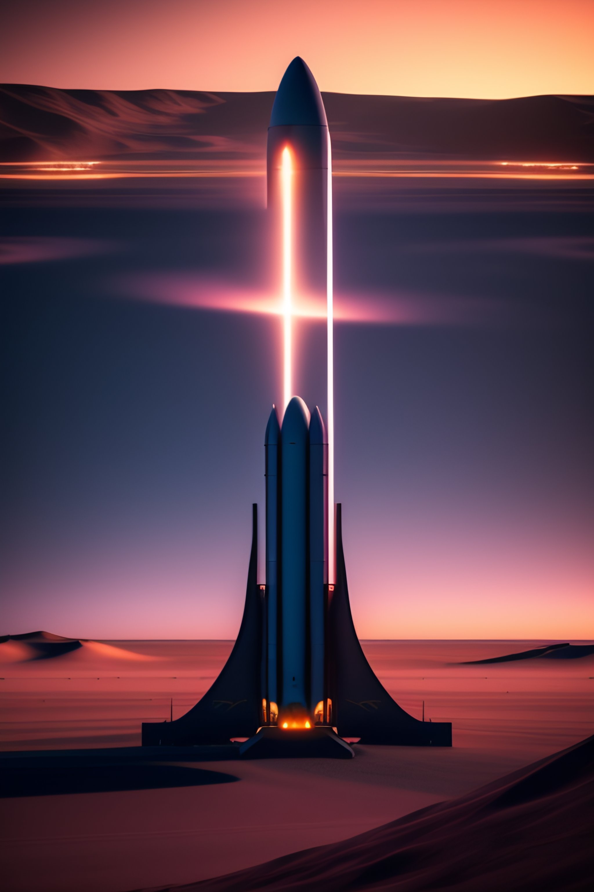 Lexica - 50mm Photograph of SpaceX starship 2.0 designed by SpaceX ...