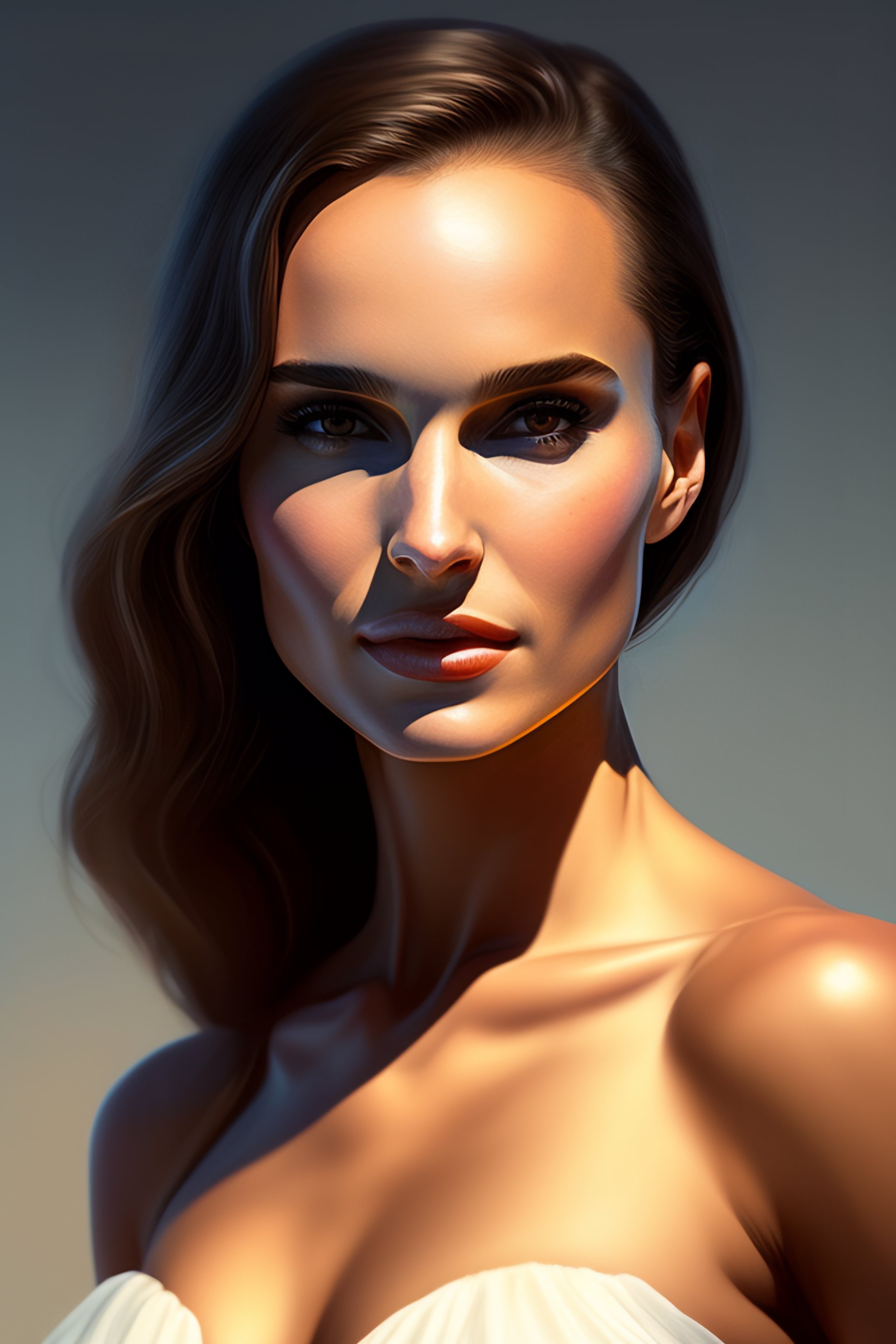 Lexica - Natalie portman without clothing, anatomy, bathed in light, highly detailed ...