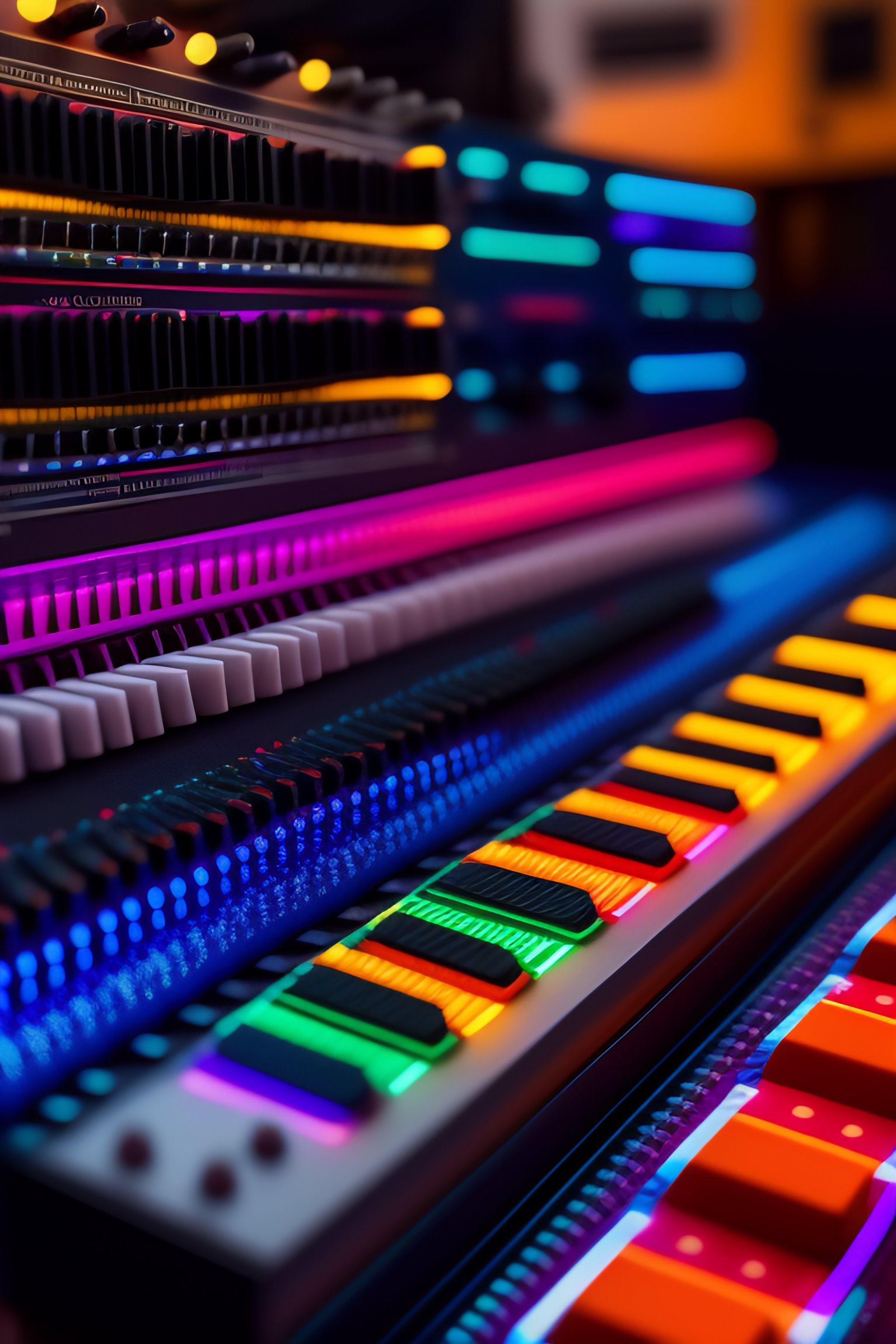 Lexica - A modular analog synthesizer with lots of multicolored patch ...