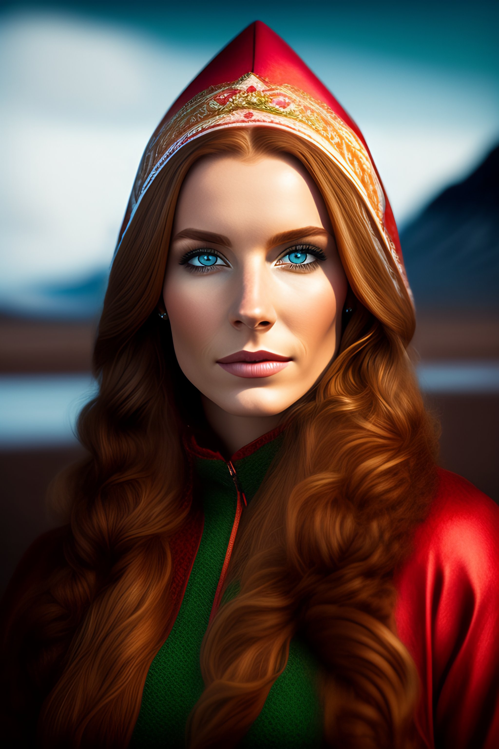 Lexica - Female Icelandic elf photograph