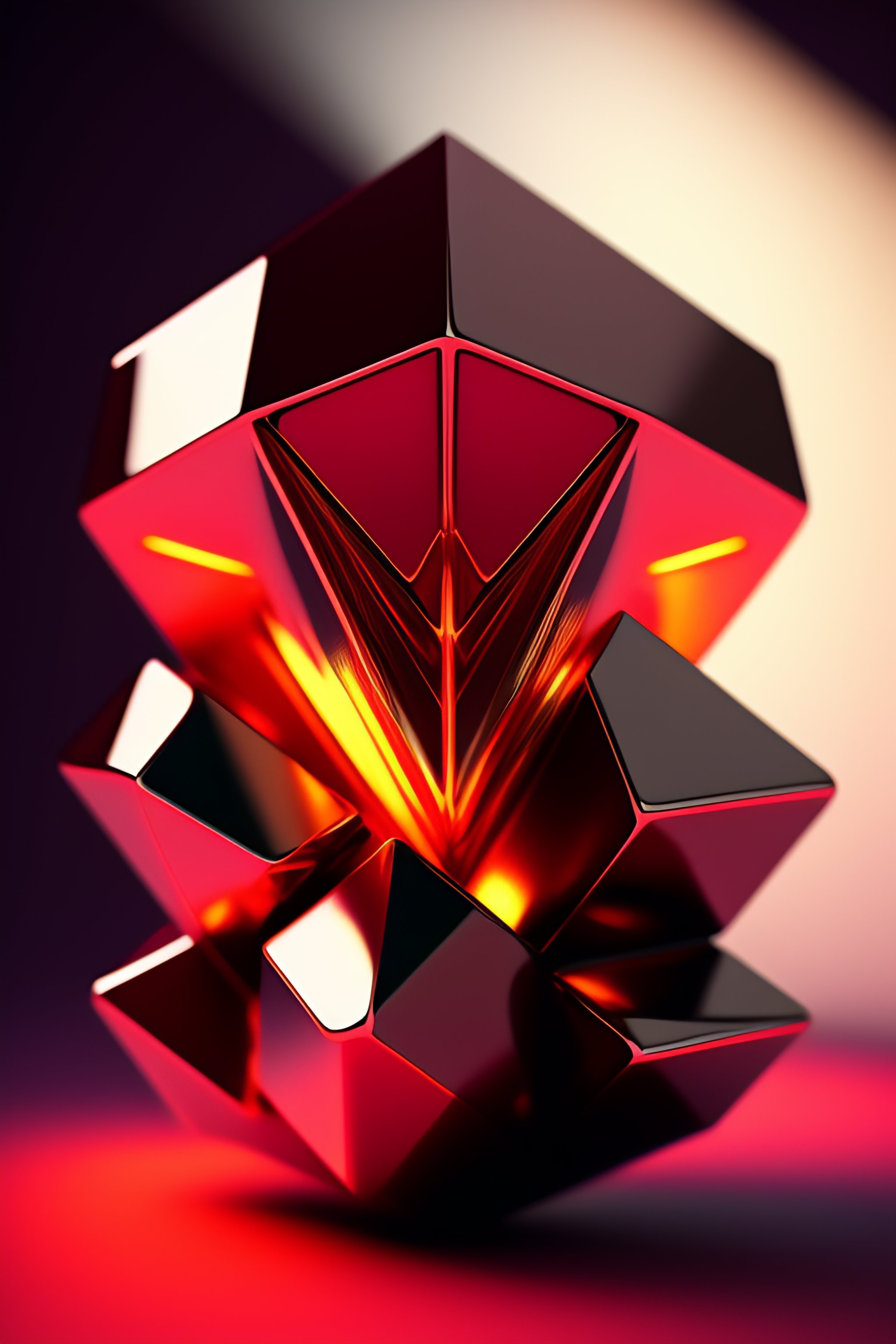 Lexica - A photorealistic render of a metallic crystalline spiky ...