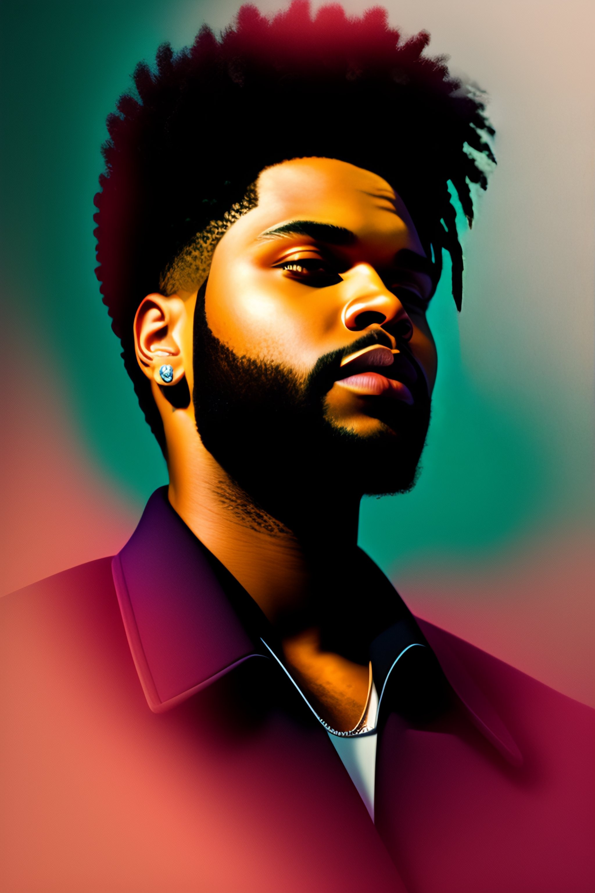 Lexica - Portrait of the Weeknd