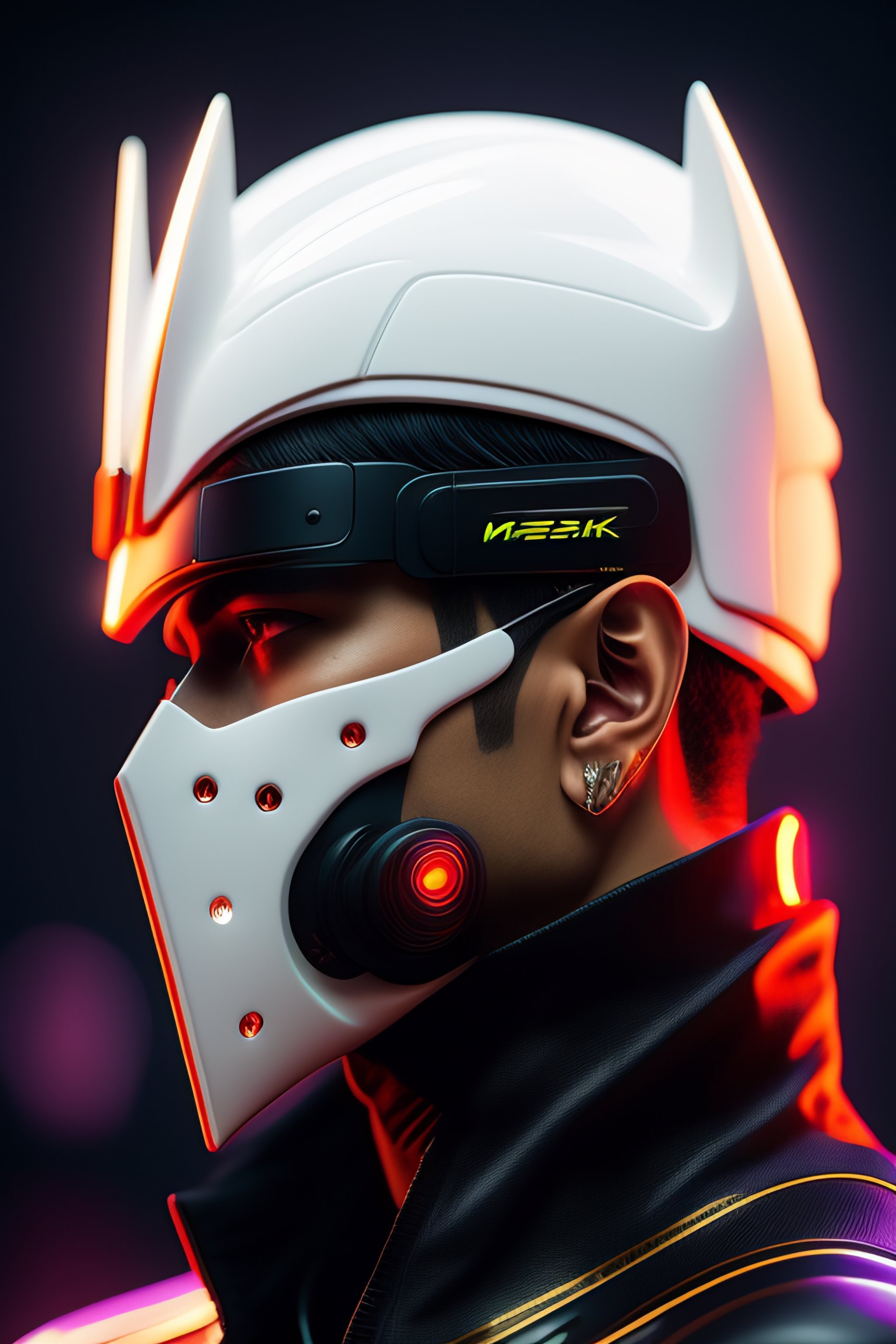 Lexica - Cyberpunk 2077 mask man white