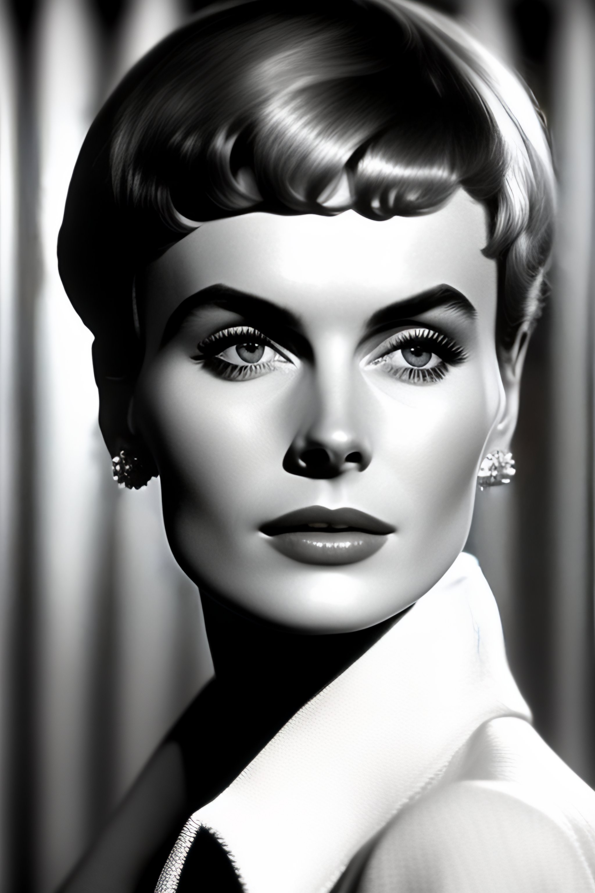 Lexica - Jean Seberg, 1960, french new wave film, black and white, hq, 4k