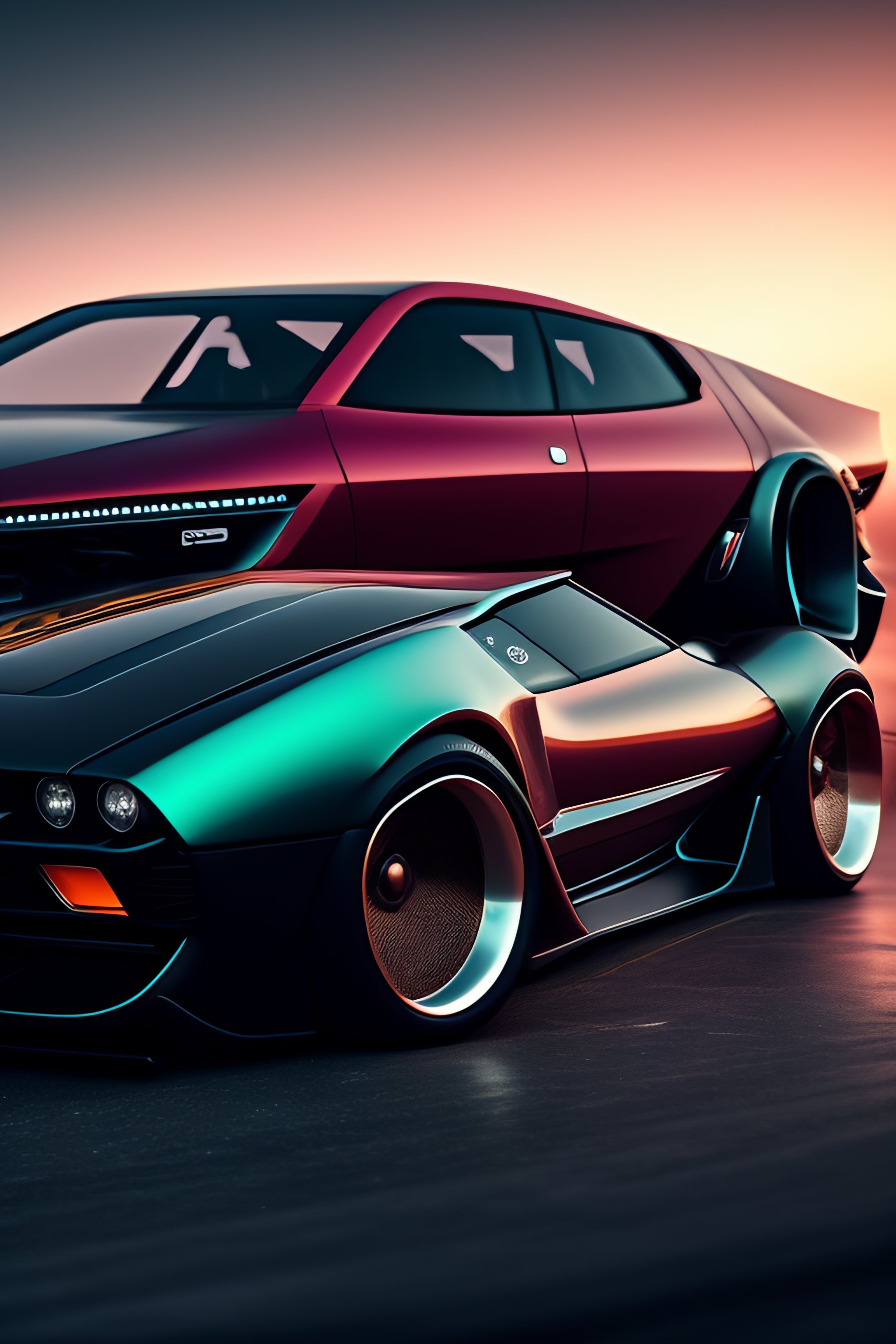 Lexica - High detailed car, cyberpunk sedan, drammatic light