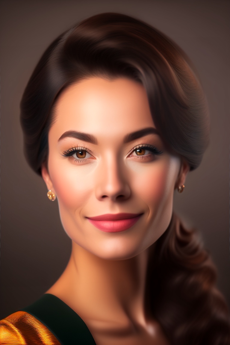 Lexica - A photo portrait of a woman, Perfect Facial Features ...