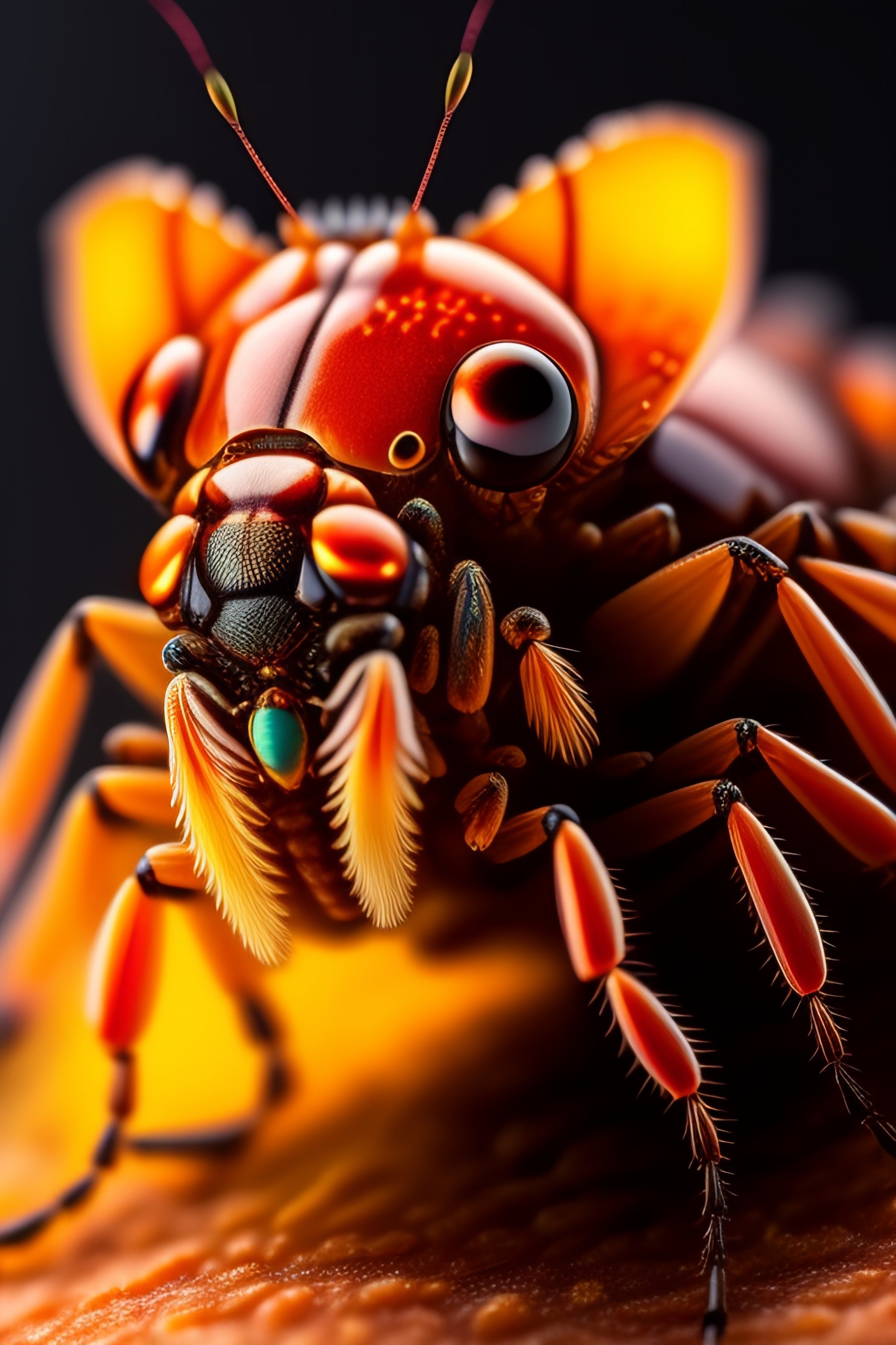 Lexica - Amazing detailed photography of a Terracotta Bug insect ...
