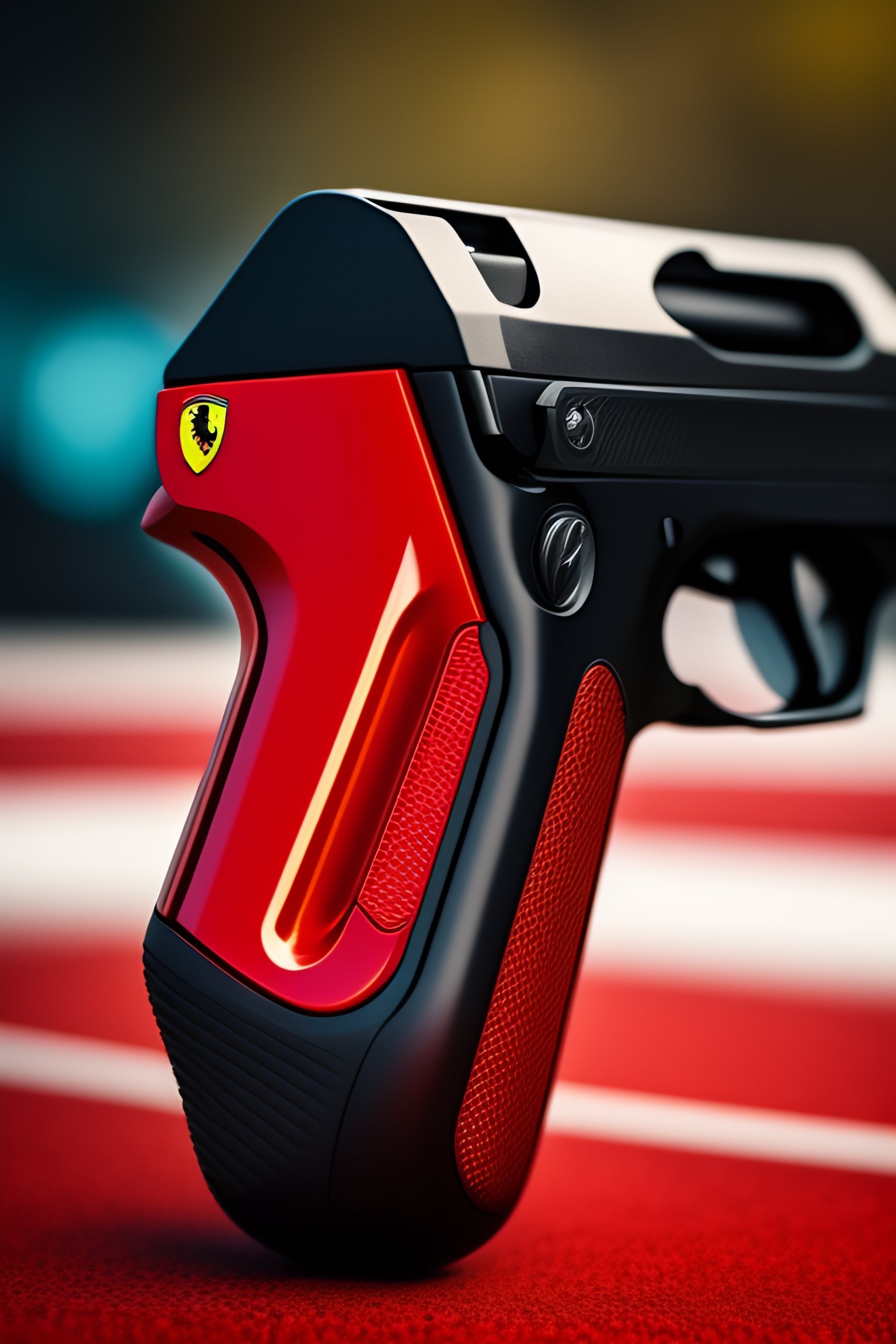 Lexica - A hand gun inspired by ferrari