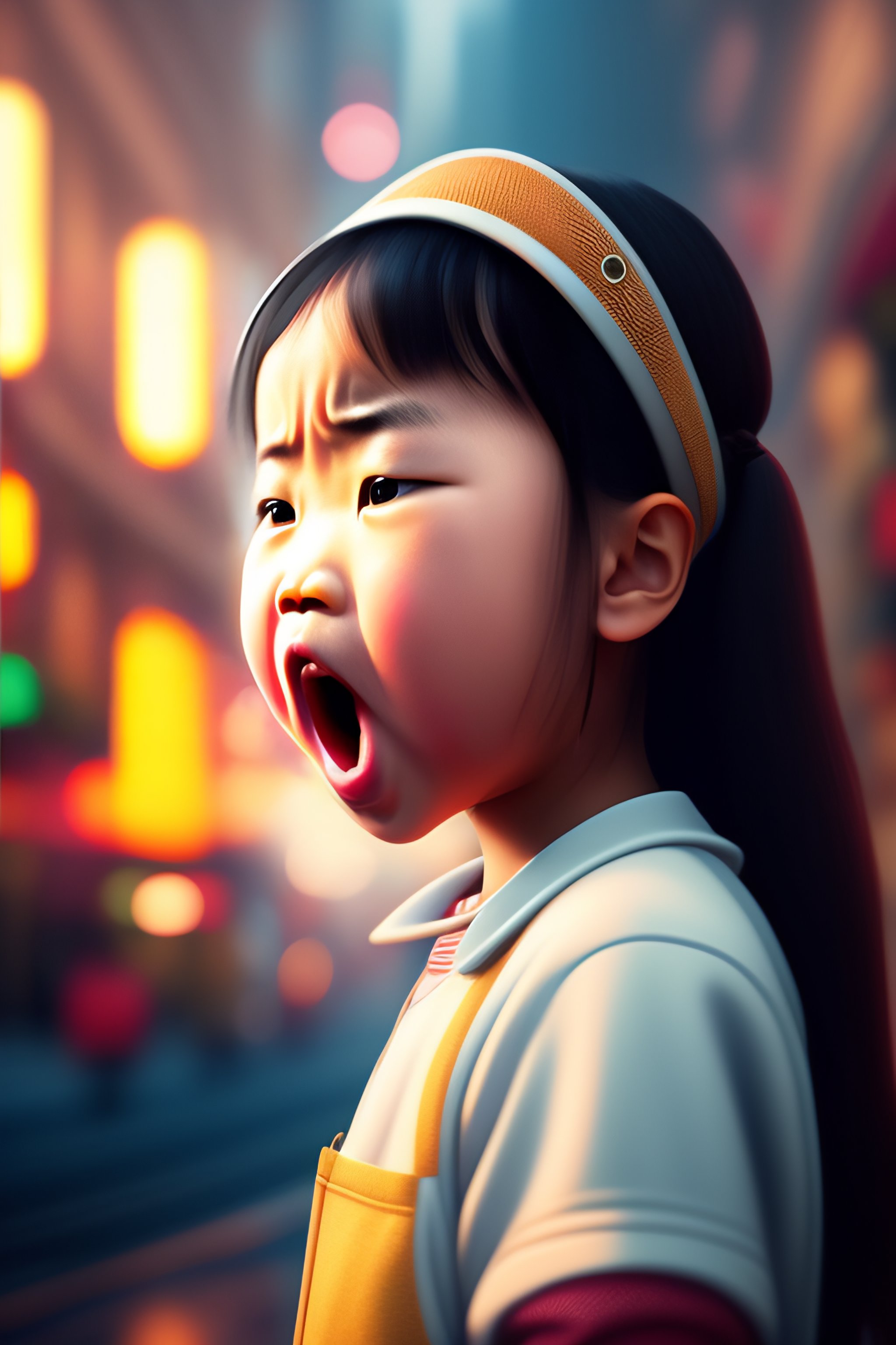 Lexica - Amazed,Amazed,Anger,girl, china,8k, cartoon