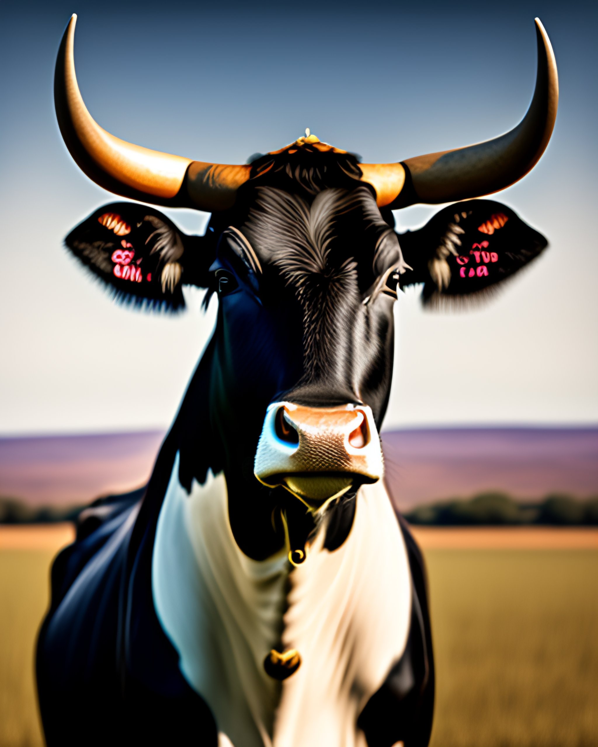 Lexica - Portrait of a royal cow