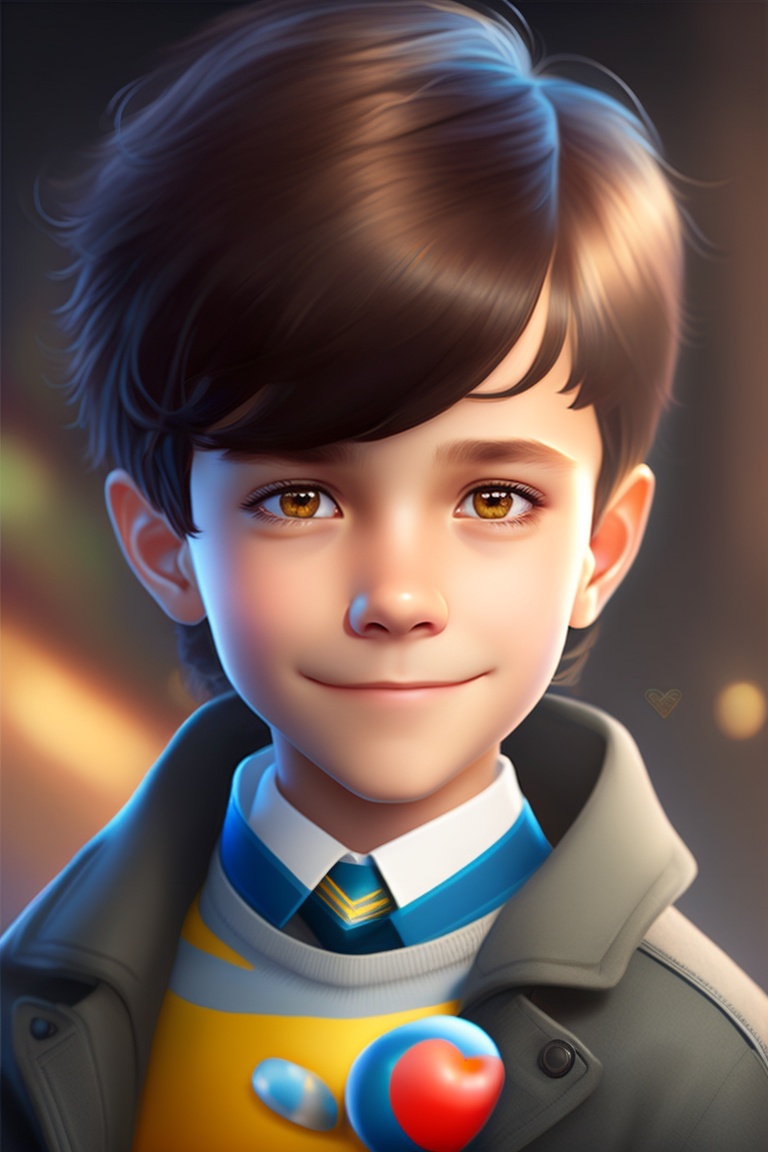 Lexica - Tony is ten years old. Tony is a gentle and introverted boy ...