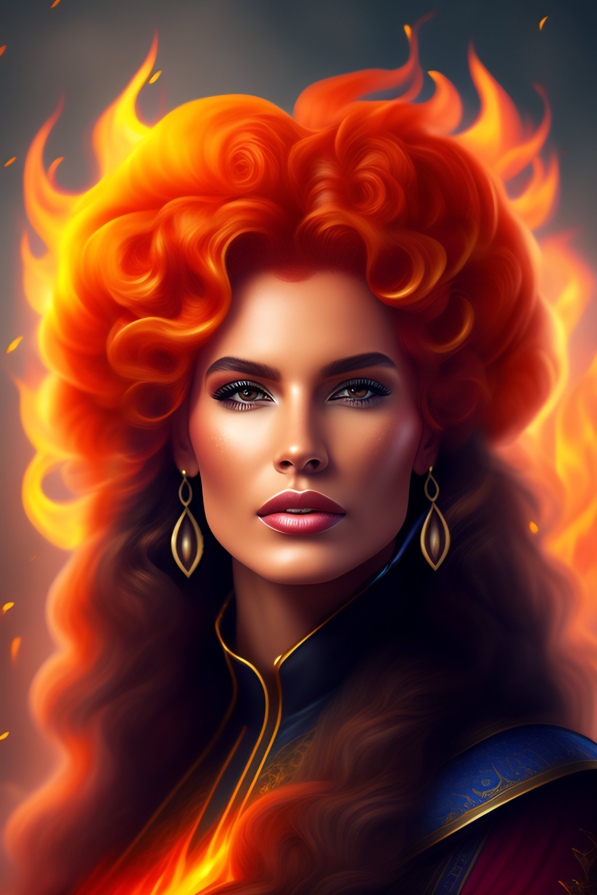 Lexica - A digital art of fire fênix